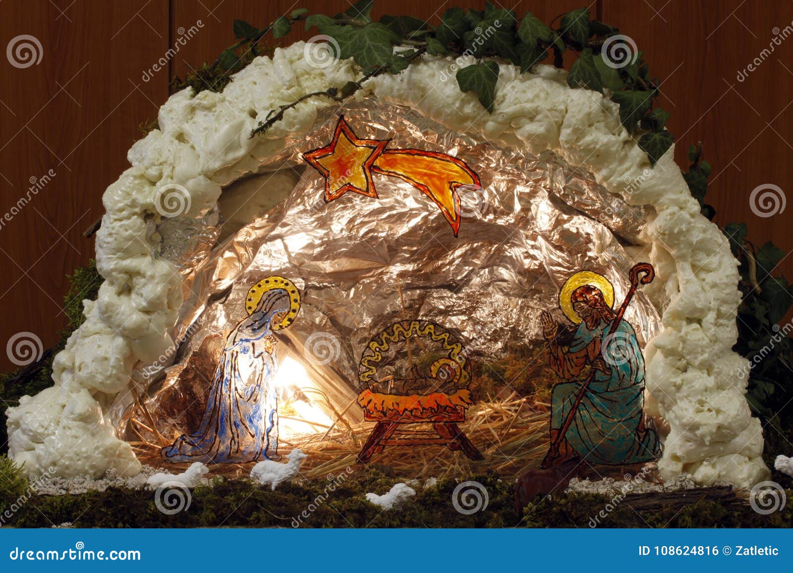 Christmas mangers stock photo. Image of bethlehem, creche - 108624816