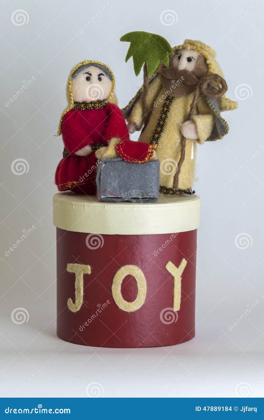 Nativity Scene with Toy Figures Stock Photo - Image of white, nativity ...