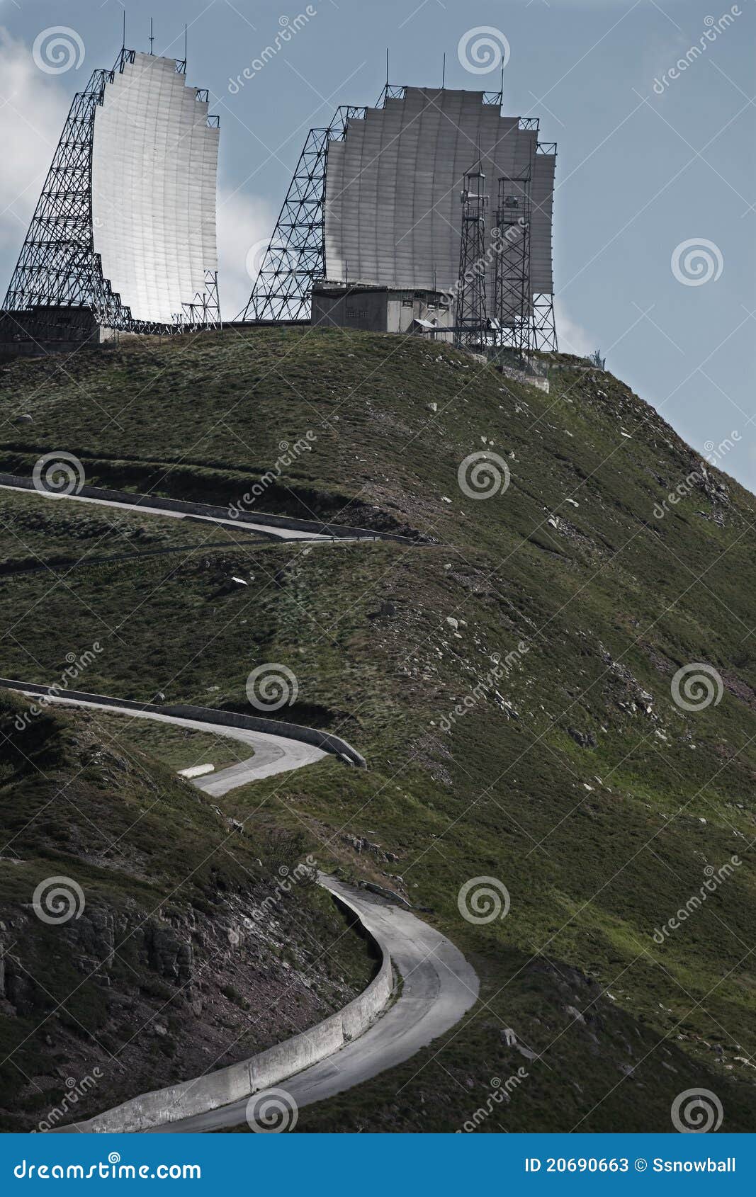 Nato base stock image. Image of protection, station, antenna - 20690663