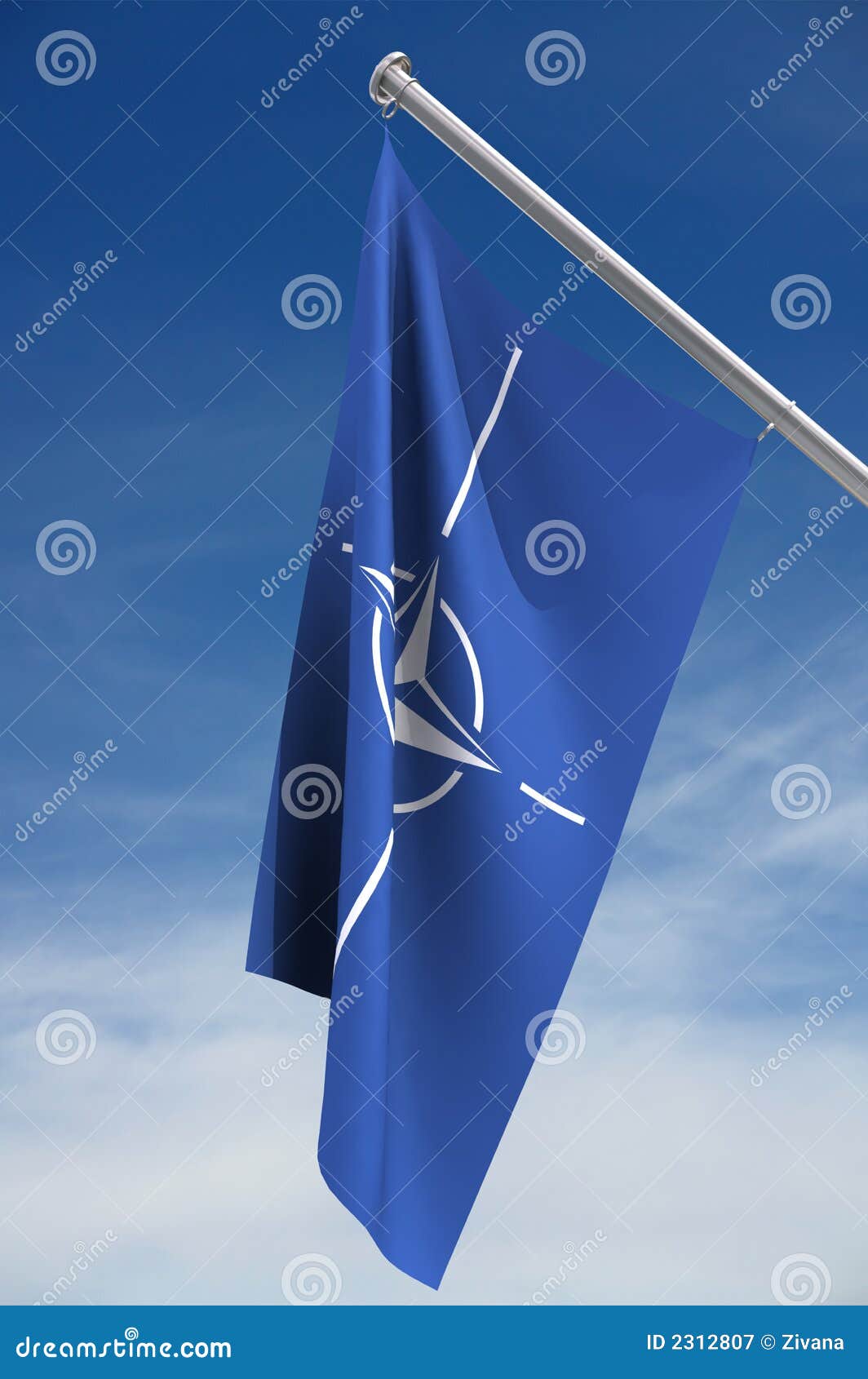 NATO Flag Royalty-Free Stock Photography | CartoonDealer.com #2312807
