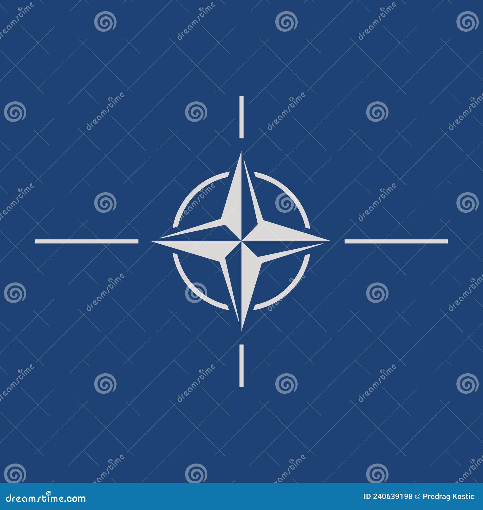 NATO logo editorial stock photo. Illustration of wing - 240639198