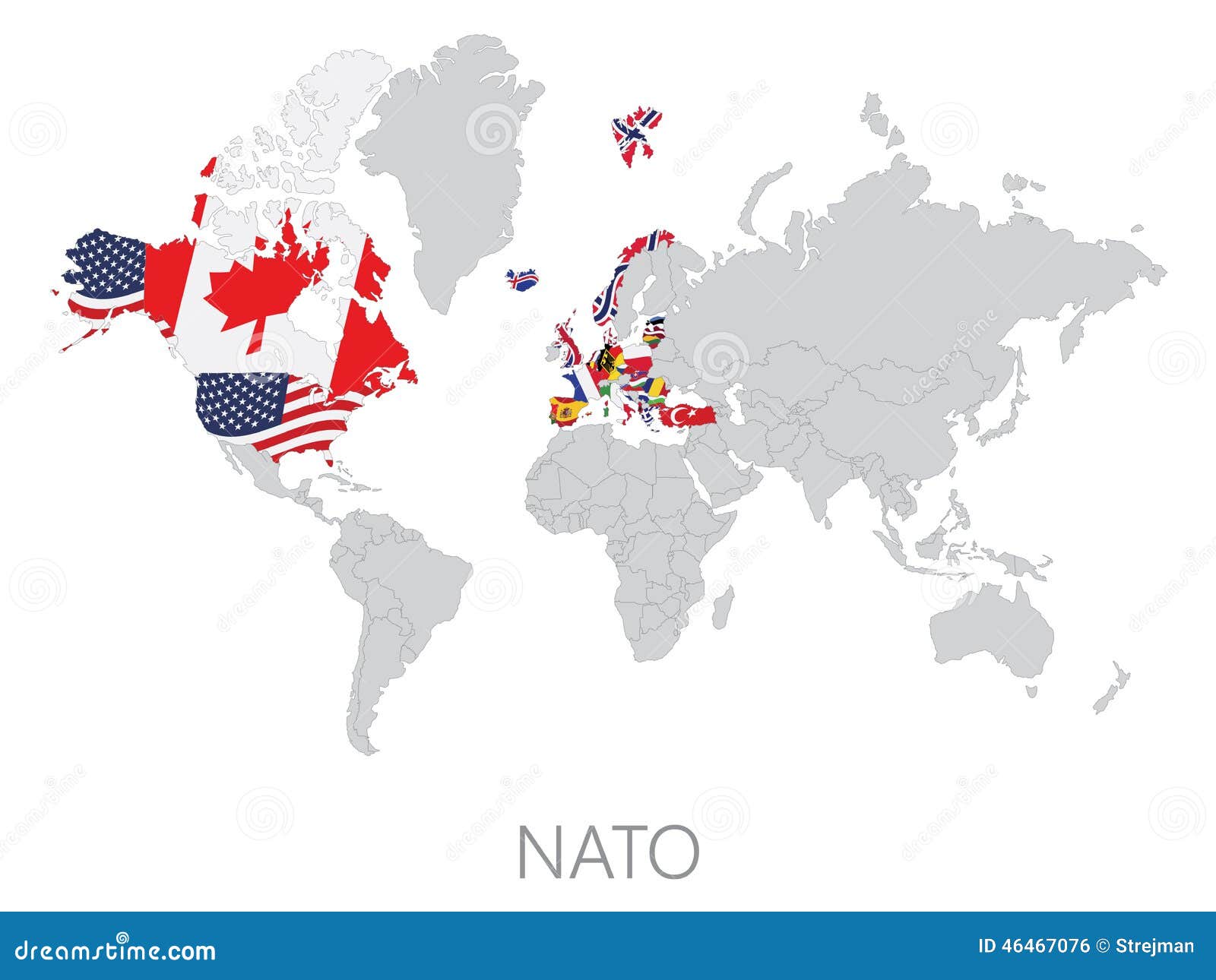 Nato World Map Stock Illustrations – 195 Nato World Map Stock ...
