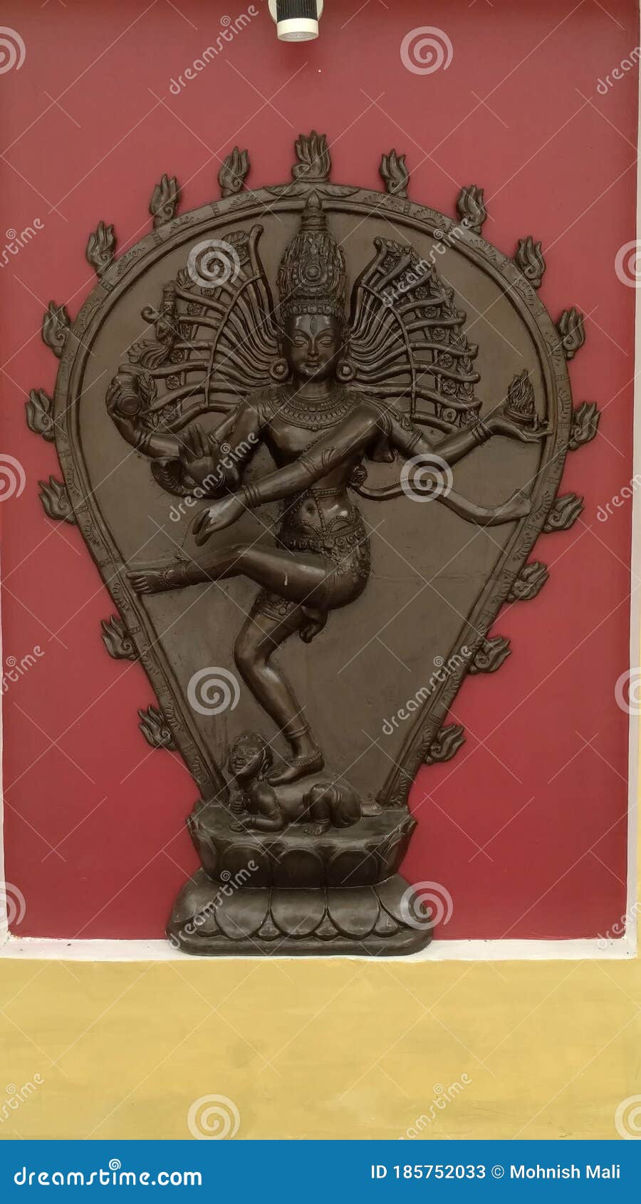 Natraj : the God of Dance stock image. Image of shower - 185752033