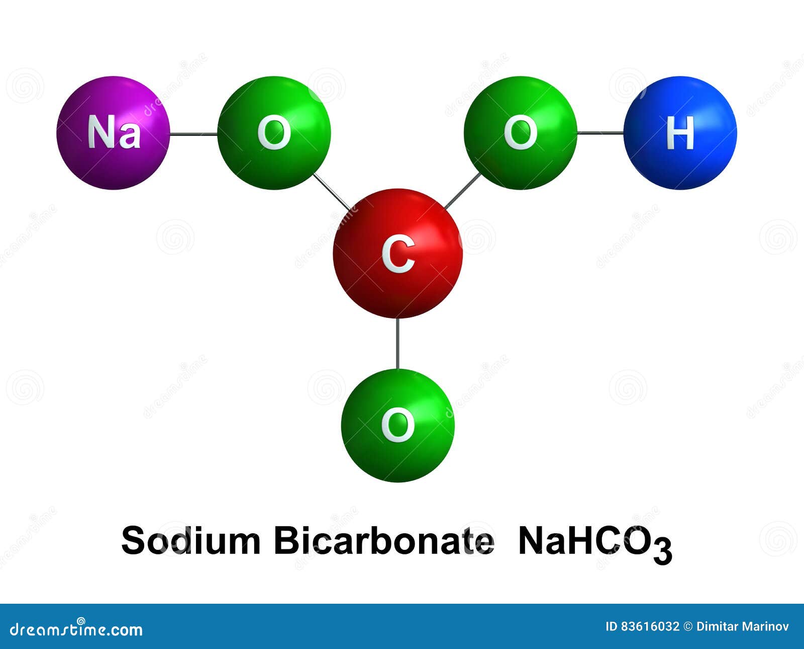 Natriumbicarbonaat stock illustratie. Illustration of waterstof - 83616032