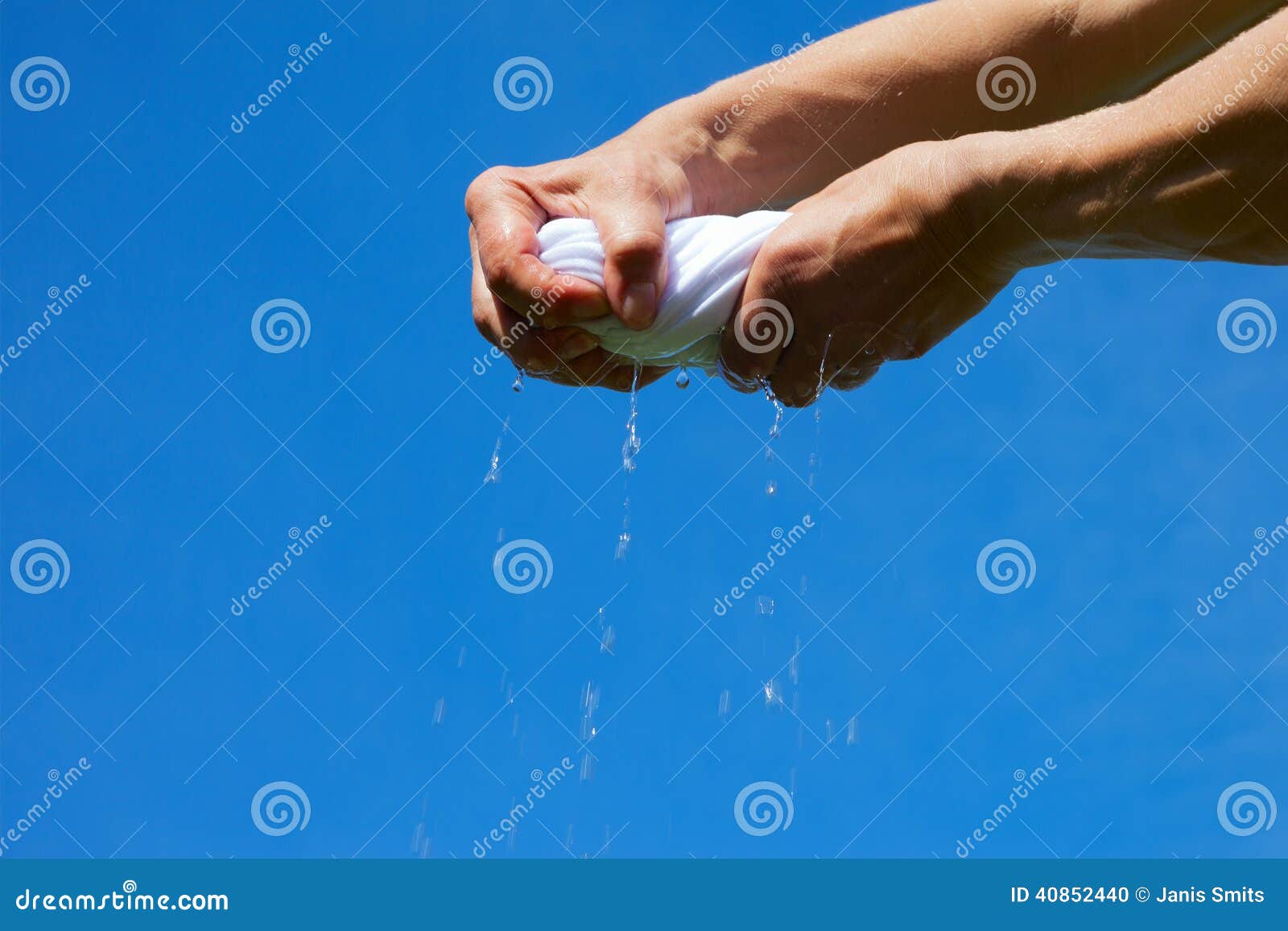 Natte doek stock foto. Image of vrouw, hemel, schoon - 40852440