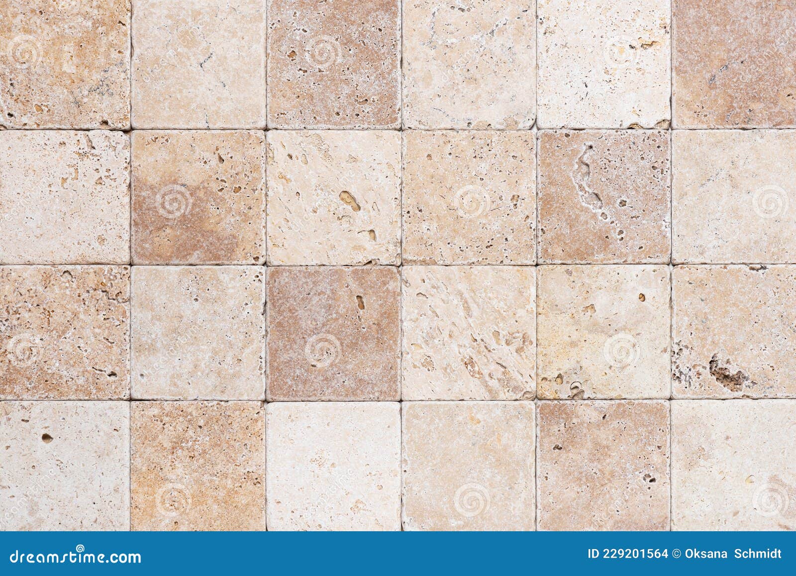 Natur Stone Wall from Small Square Parts. Stock Photo - Image of brown ...