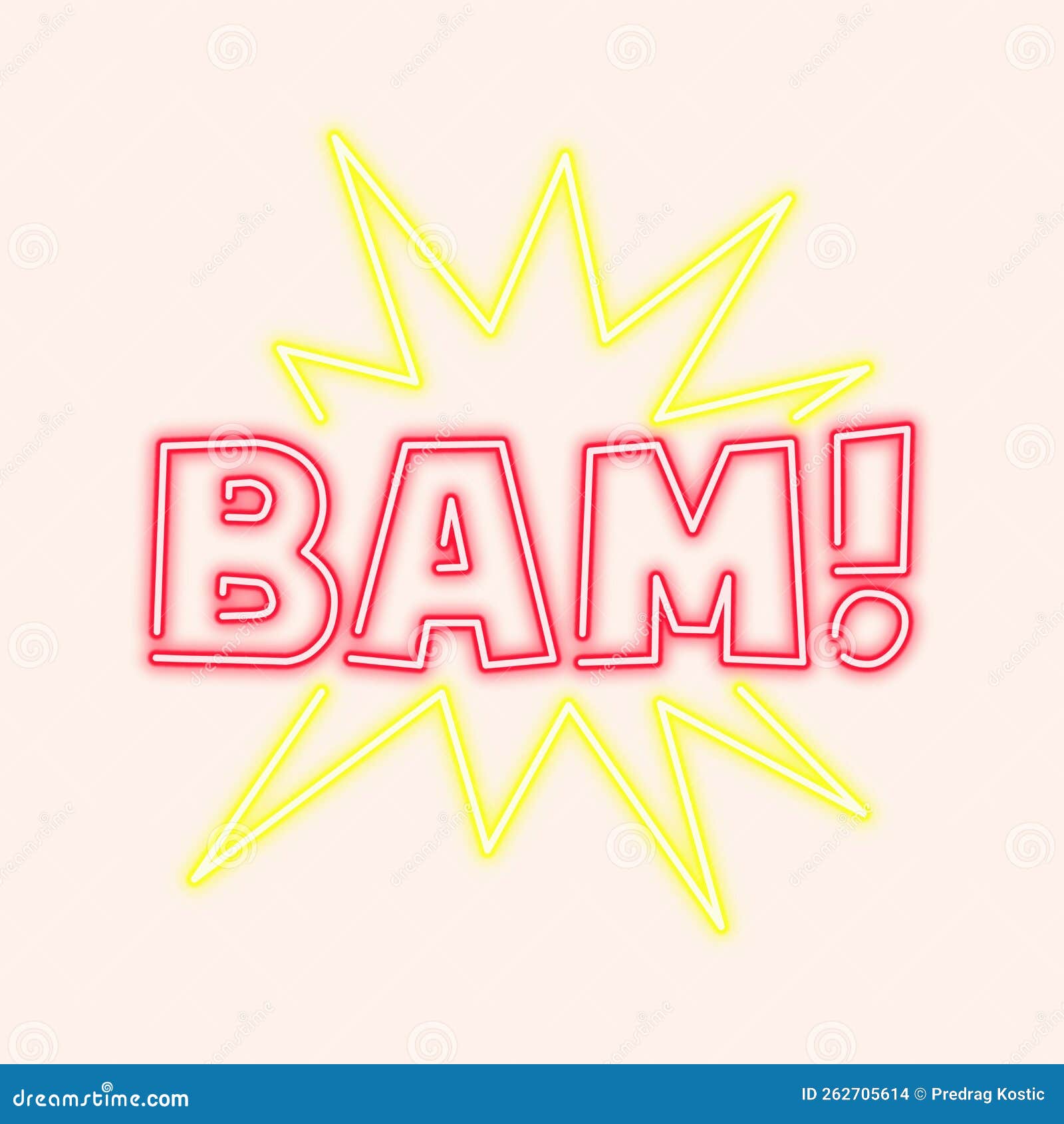Bam cartoon text stock illustration. Illustration of poster - 262705614