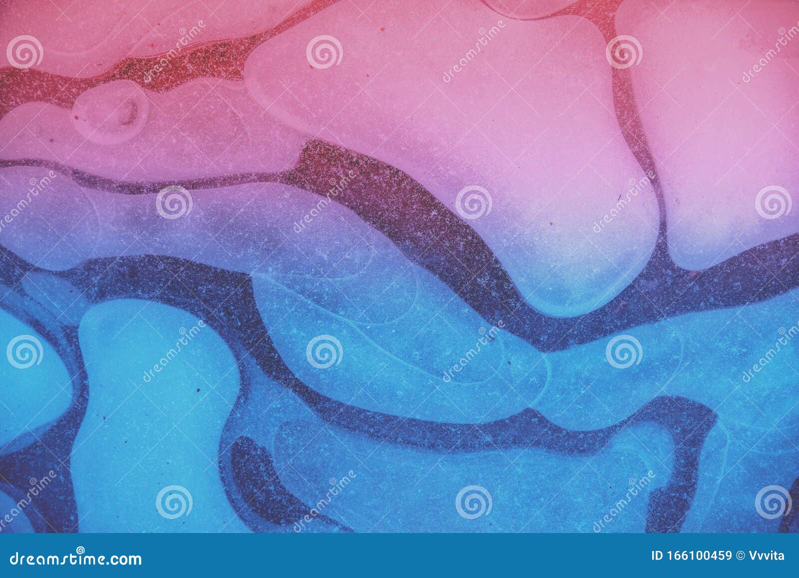 Natural Abstract Pattern on a Frozen Puddle Stock Image - Image of ...