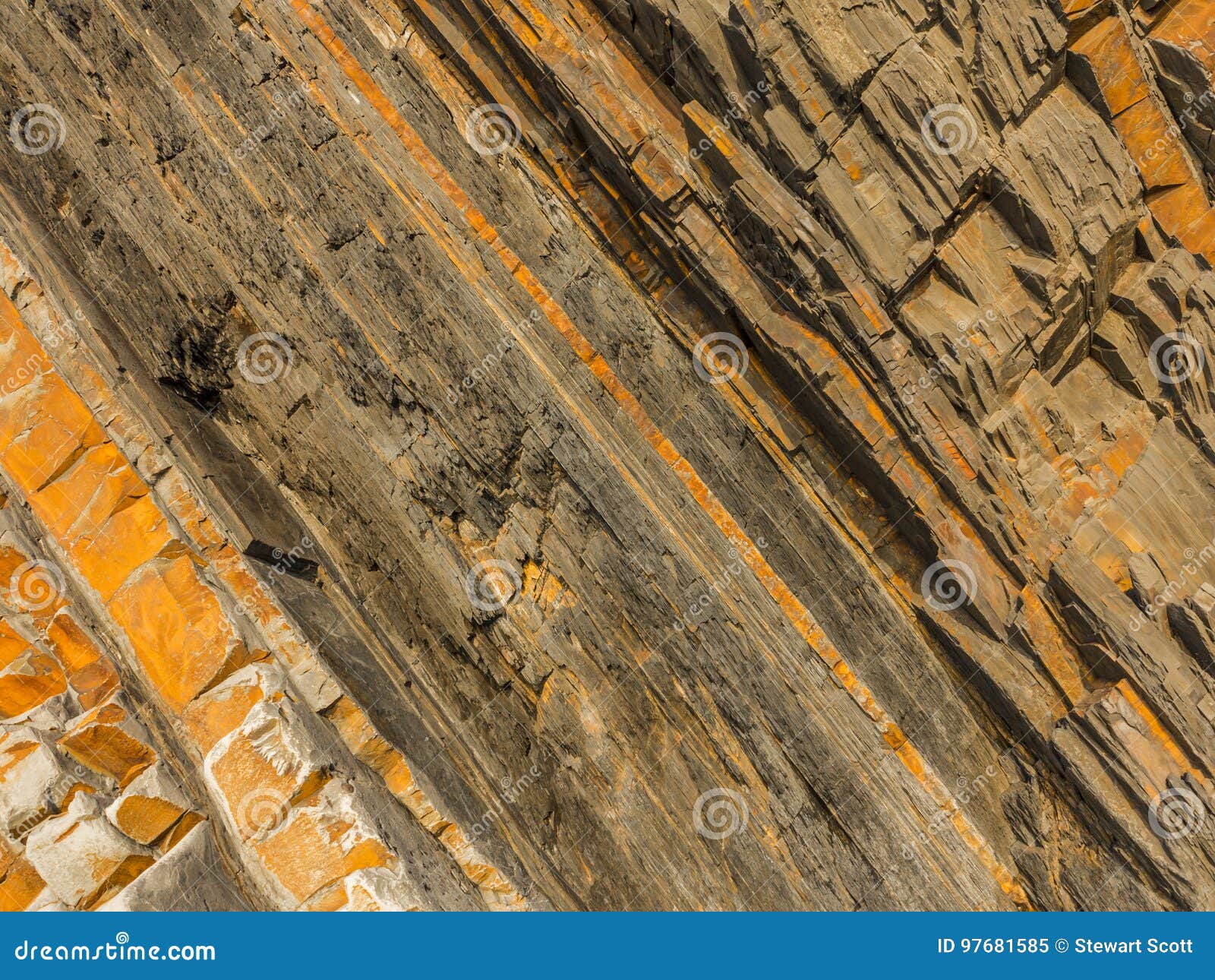 Natural Abstract Rock Formation Stock Image - Image of land, mineral ...