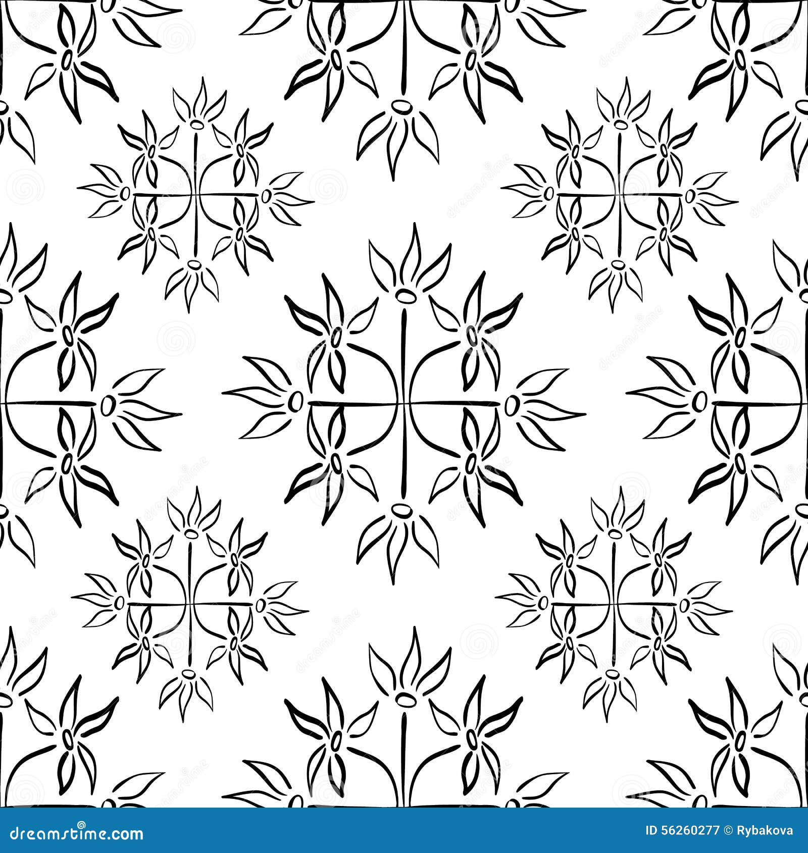 Natural Abstract Seamless Pattern 3 Stock Illustration - Illustration ...