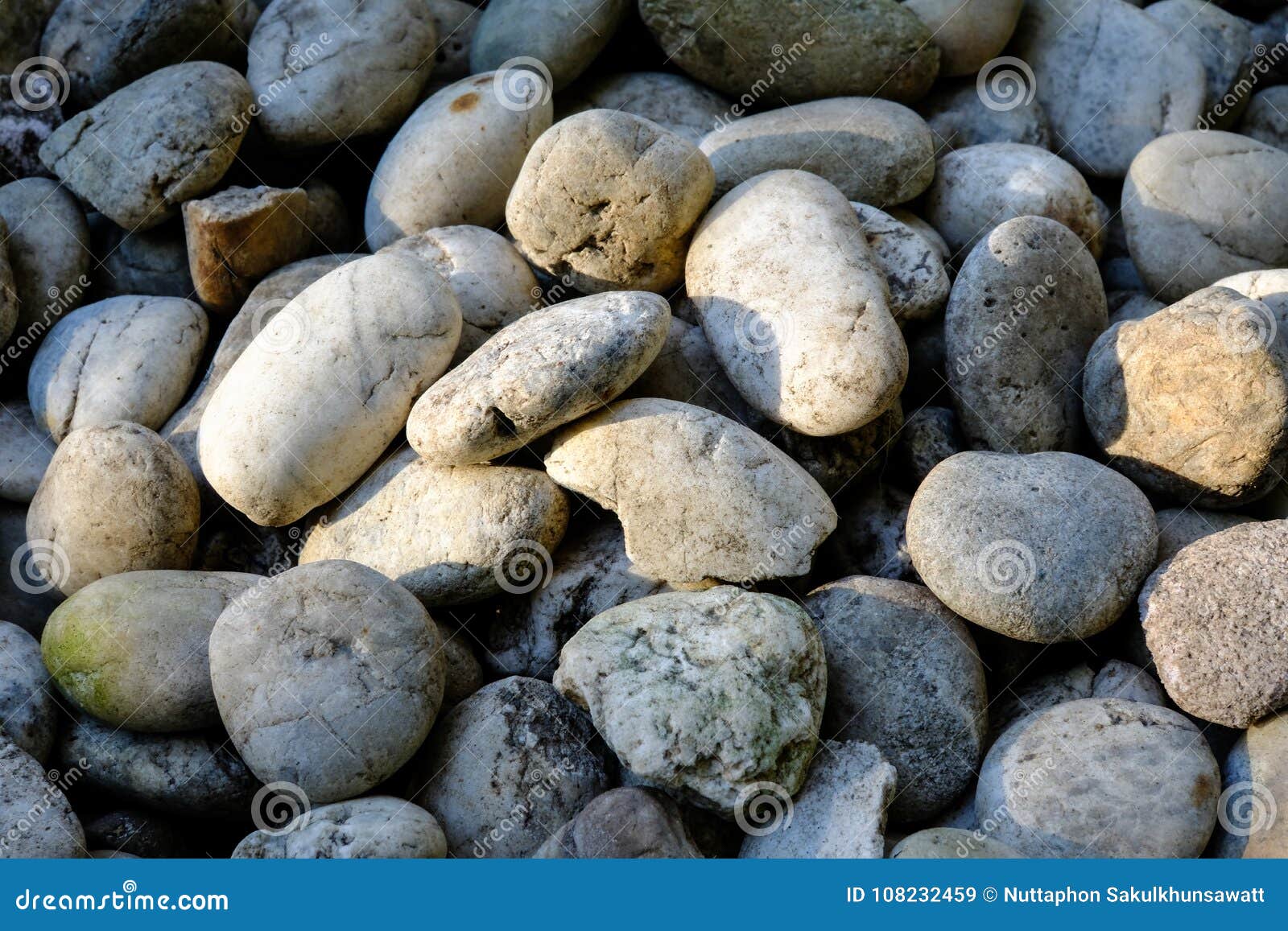 Natural Abstract Smooth Round Pebbles Sea Texture Background Stock ...
