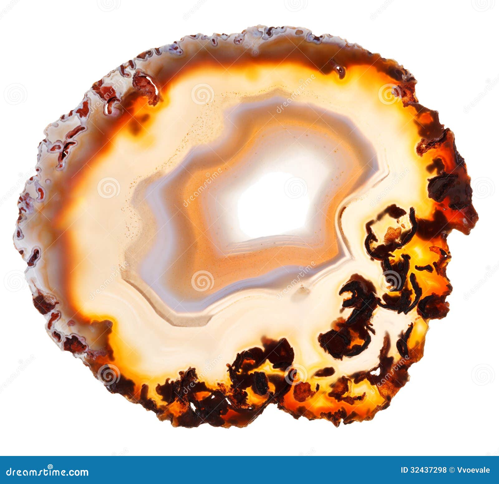 Natural agate slice stock photo. Image of closeup, cobble - 32437298