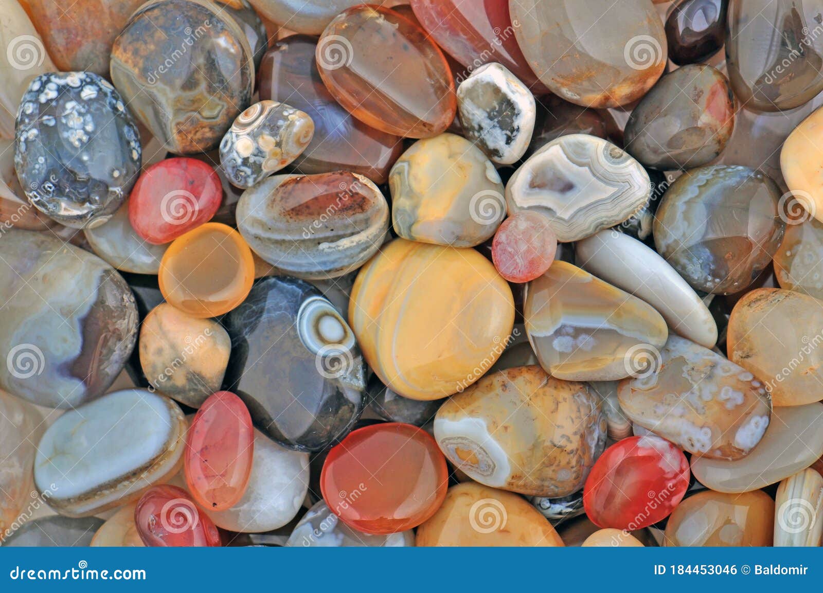 Natural Agate, Various Types Stock Photo - Image of fortress, brown ...