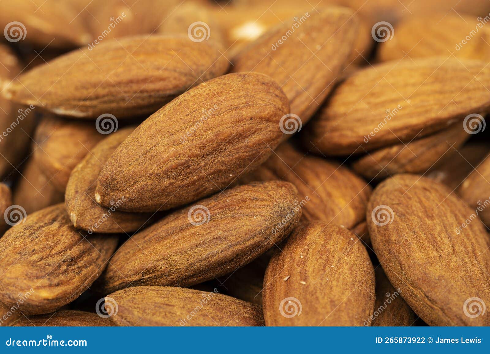 Natural Almonds stock photo. Image of delicious, nutrition - 265873922