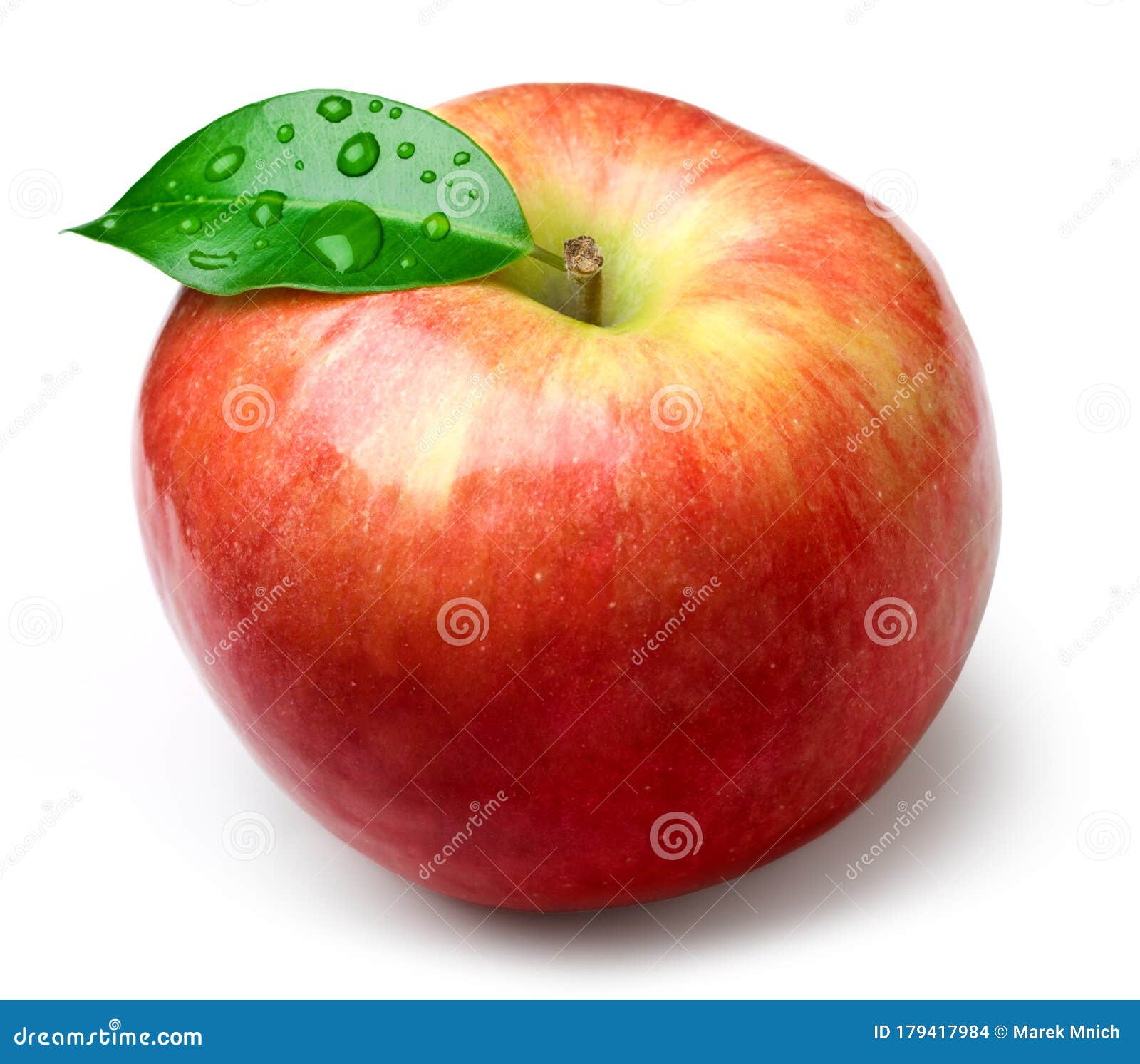 Natural apple stock photo. Image of sweet, food, single - 179417984