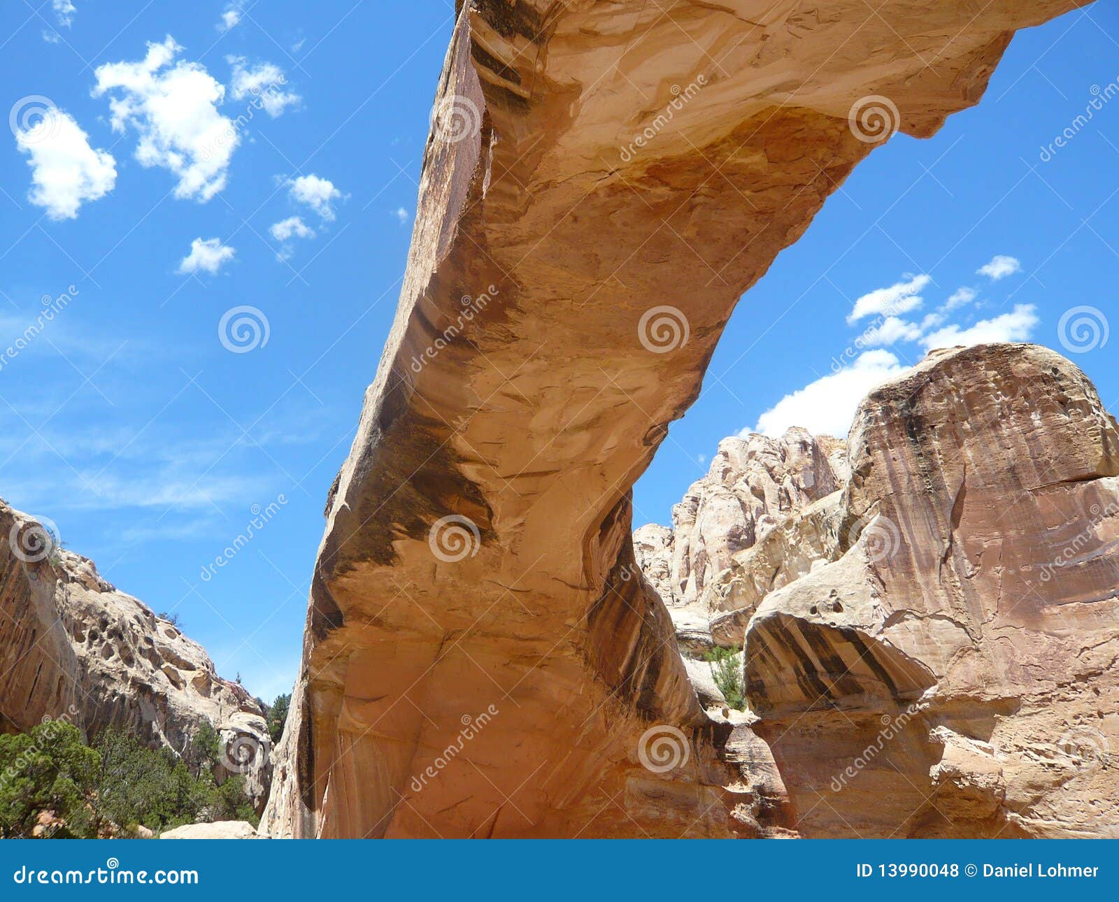 Natural Arch stock photo. Image of geology, overlook - 13990048