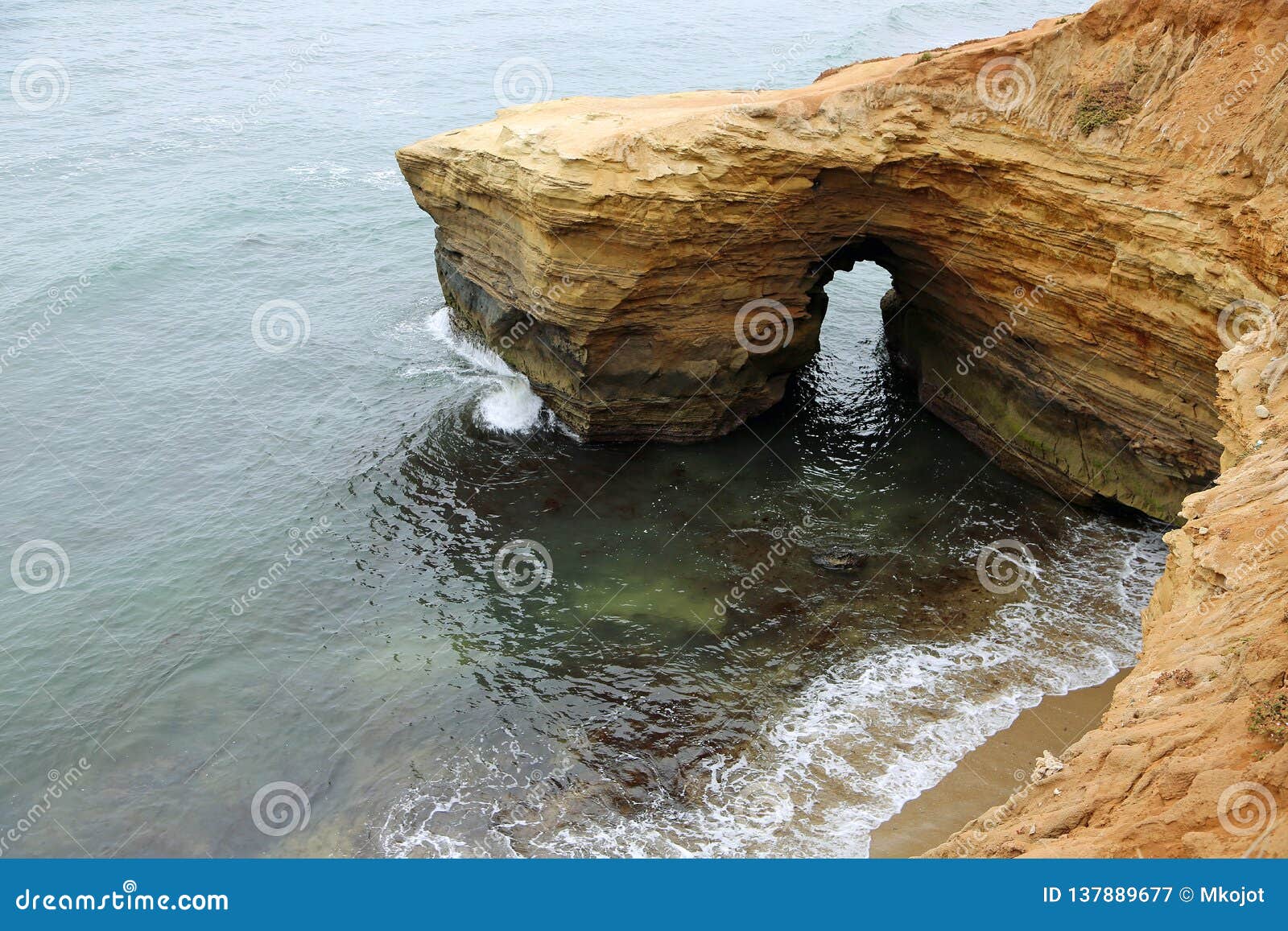 Natural arch stock image. Image of eroded, famous, formation - 137889677
