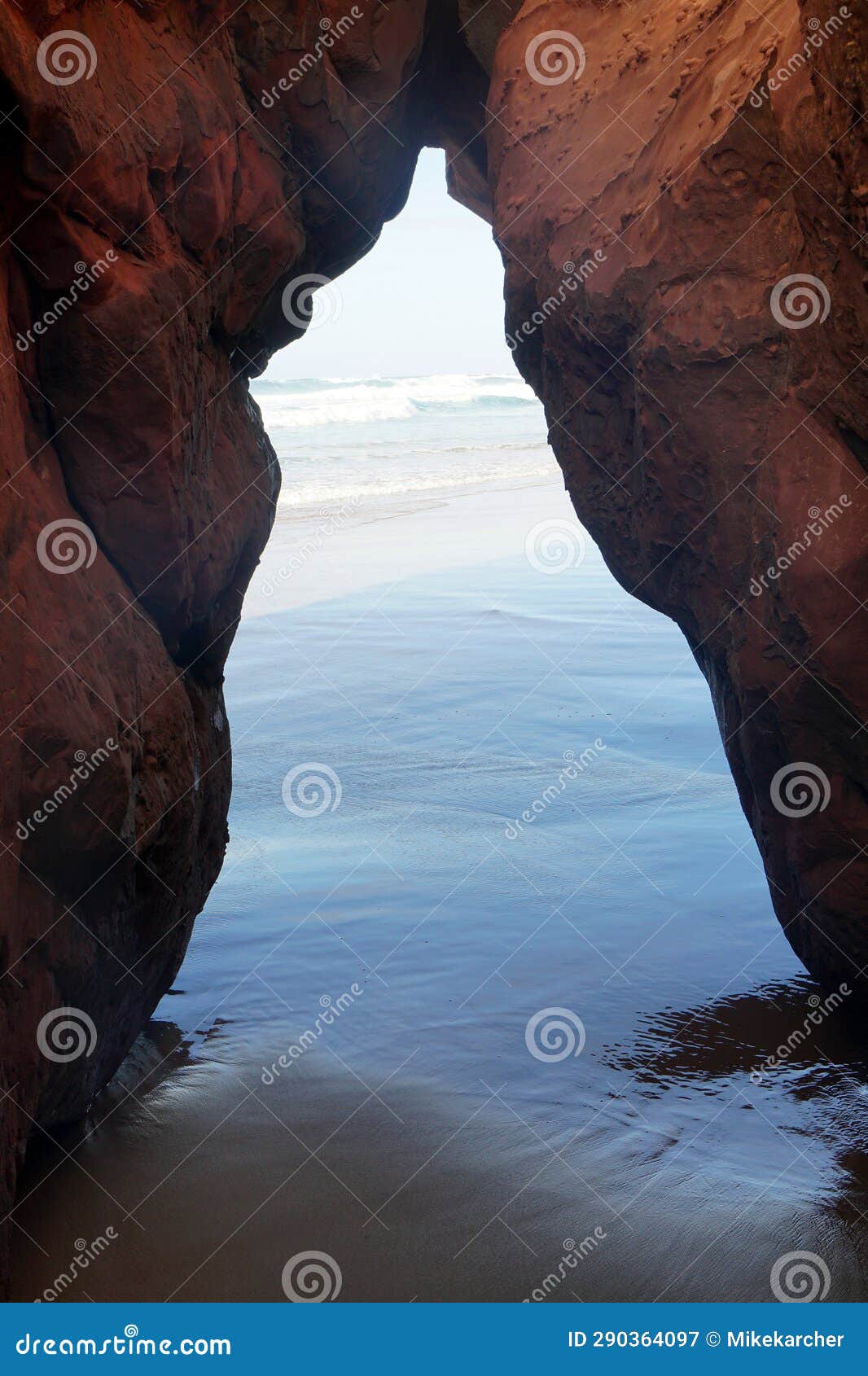 Natural arch stock image. Image of landmark, cave, framed - 290364097
