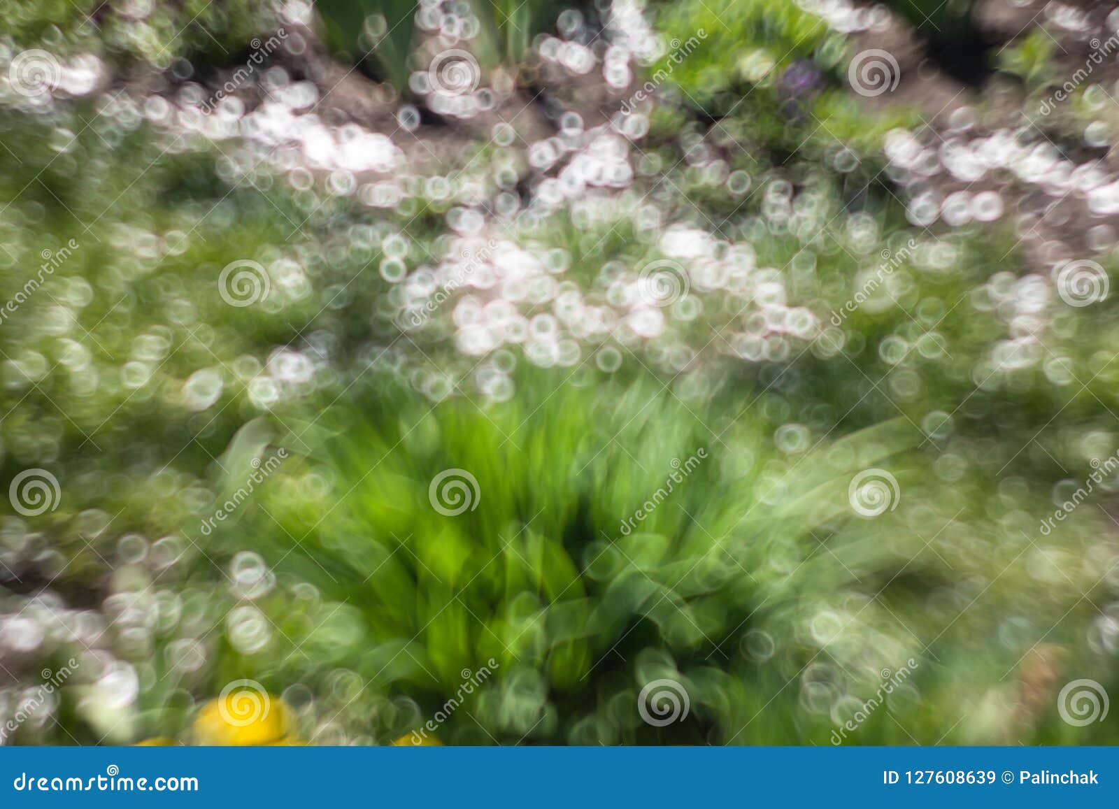 Abstract Blurred Image of a Spring Garden Stock Image - Image of ...