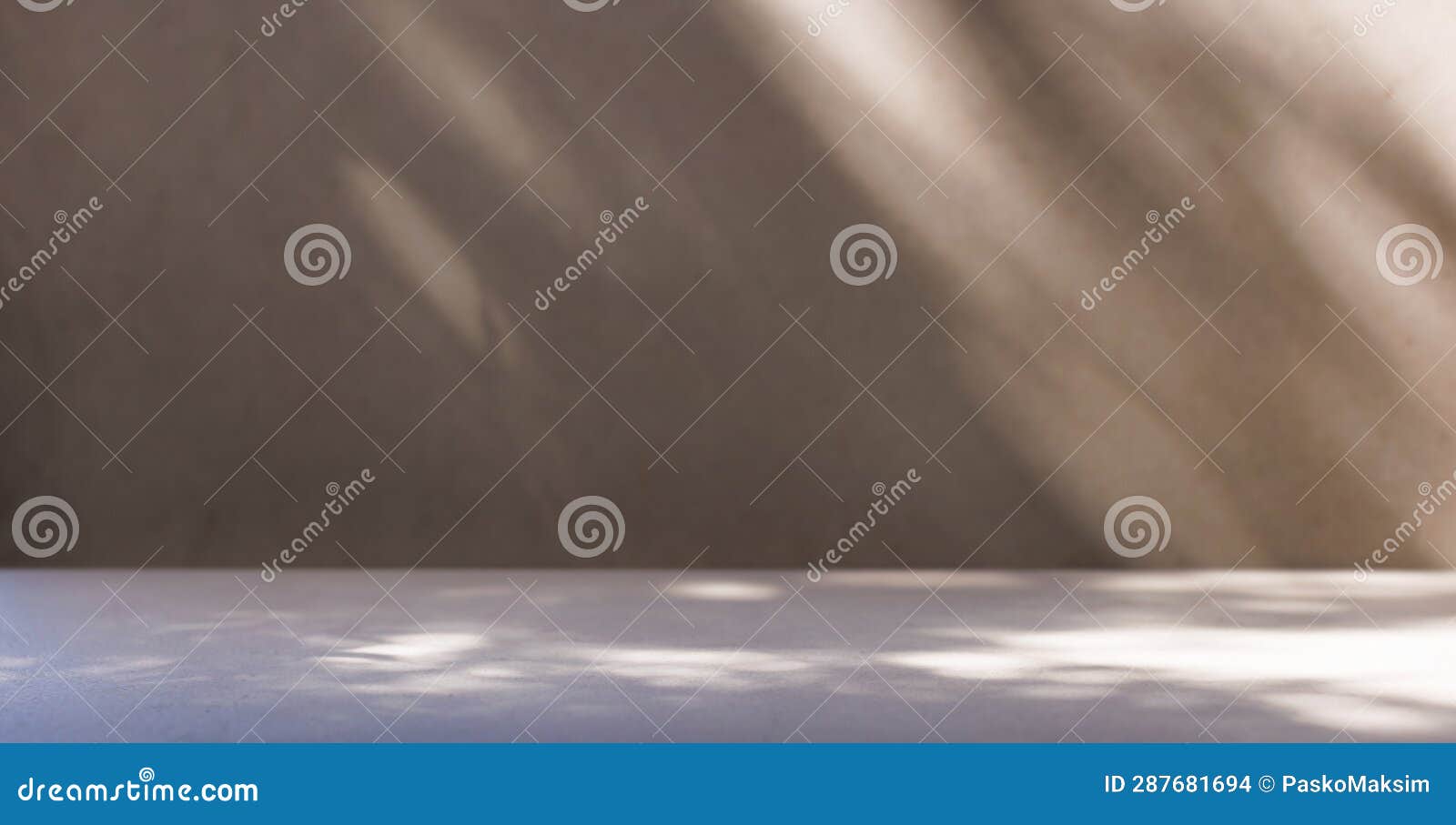Natural Background with Beautiful Diffused Light and Shadows Stock ...