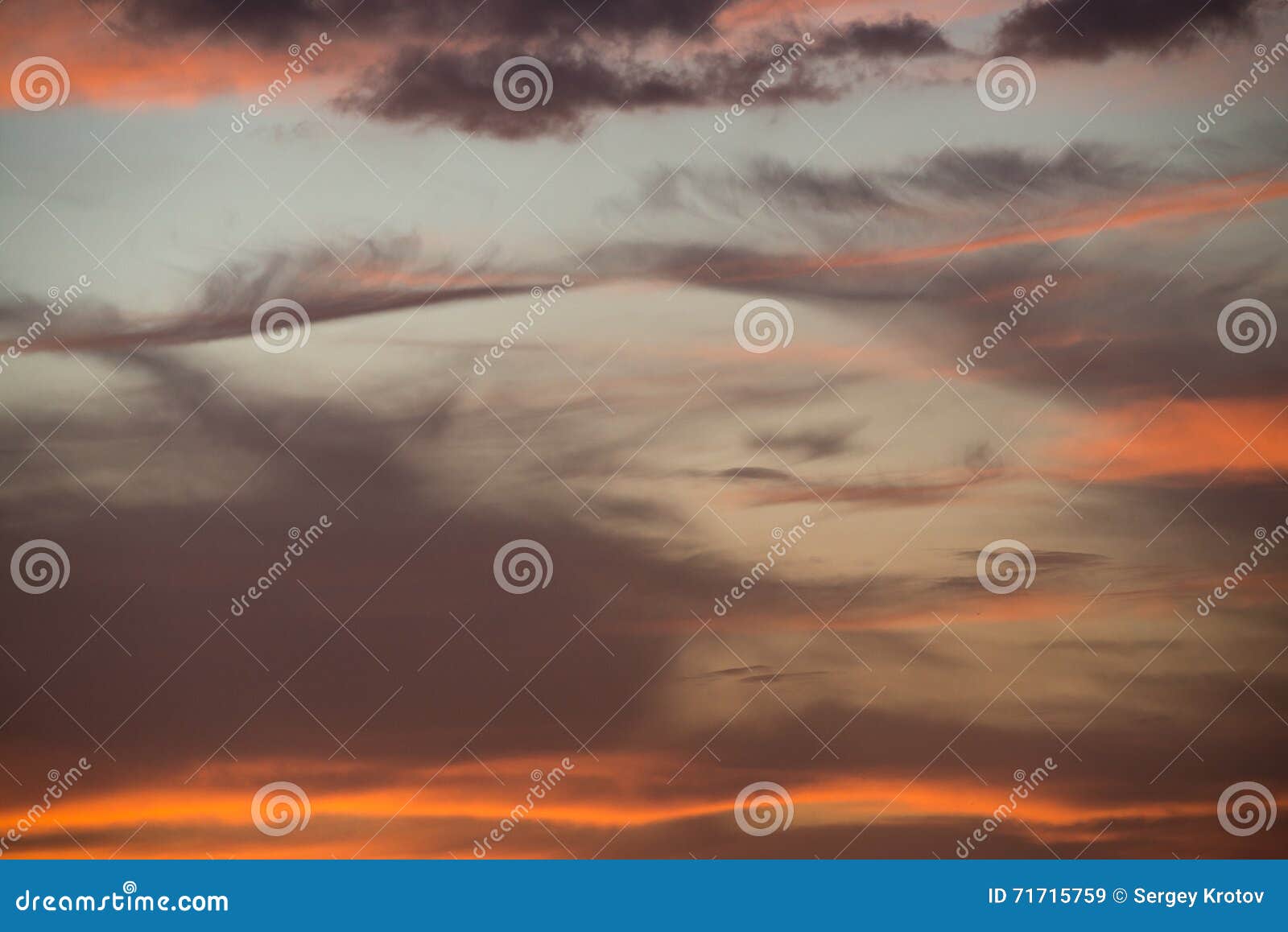 Natural Background of Colorful Red Sky during Sunset Time Stock Image ...