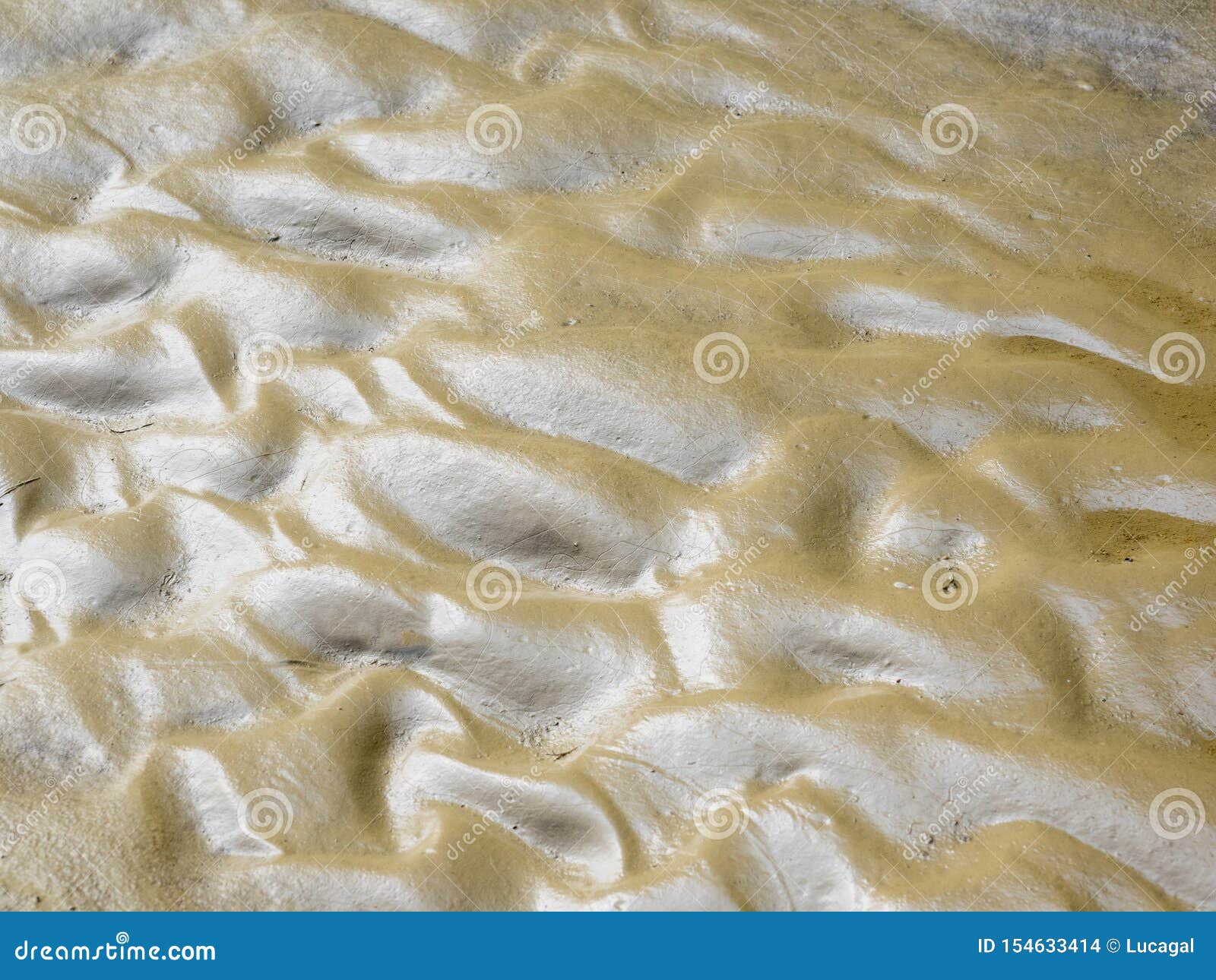 Natural Background Created by Water and the Mud in Puddle Stock Photo ...