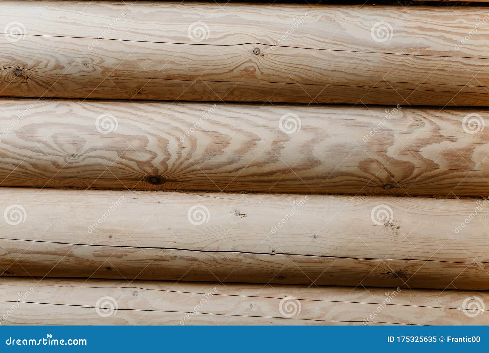 Background Pattern of a Log Wall Stock Image - Image of element, rough ...