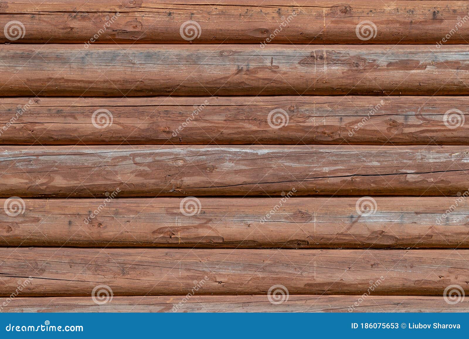 Natural Background Pattern of Pine Balk Wall Stock Image - Image of ...