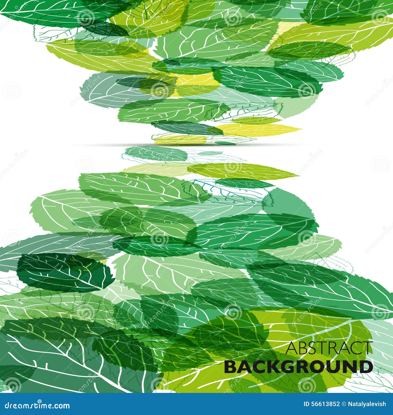 Natural Background. Vector Background with Green Stock Vector ...