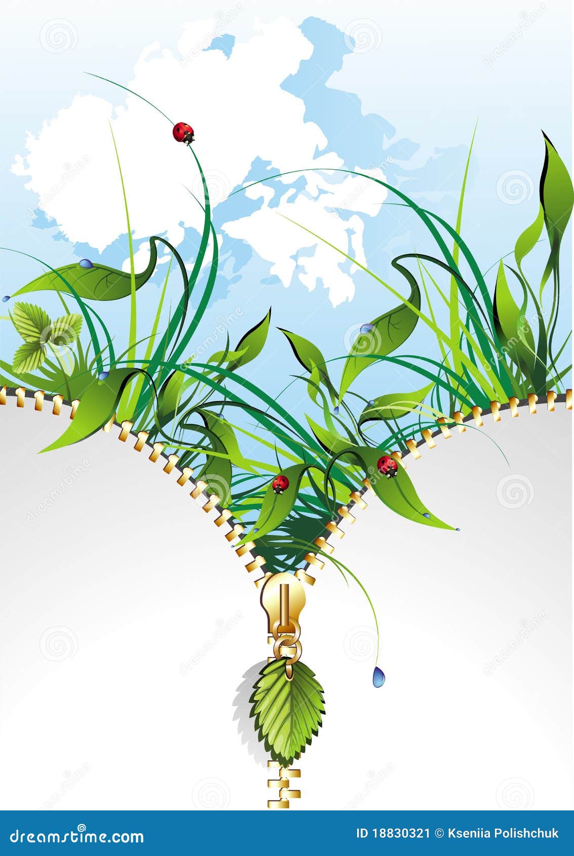 Natural banner stock vector. Illustration of landscape - 18830321