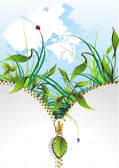 Natural banner stock vector. Illustration of landscape - 18830321