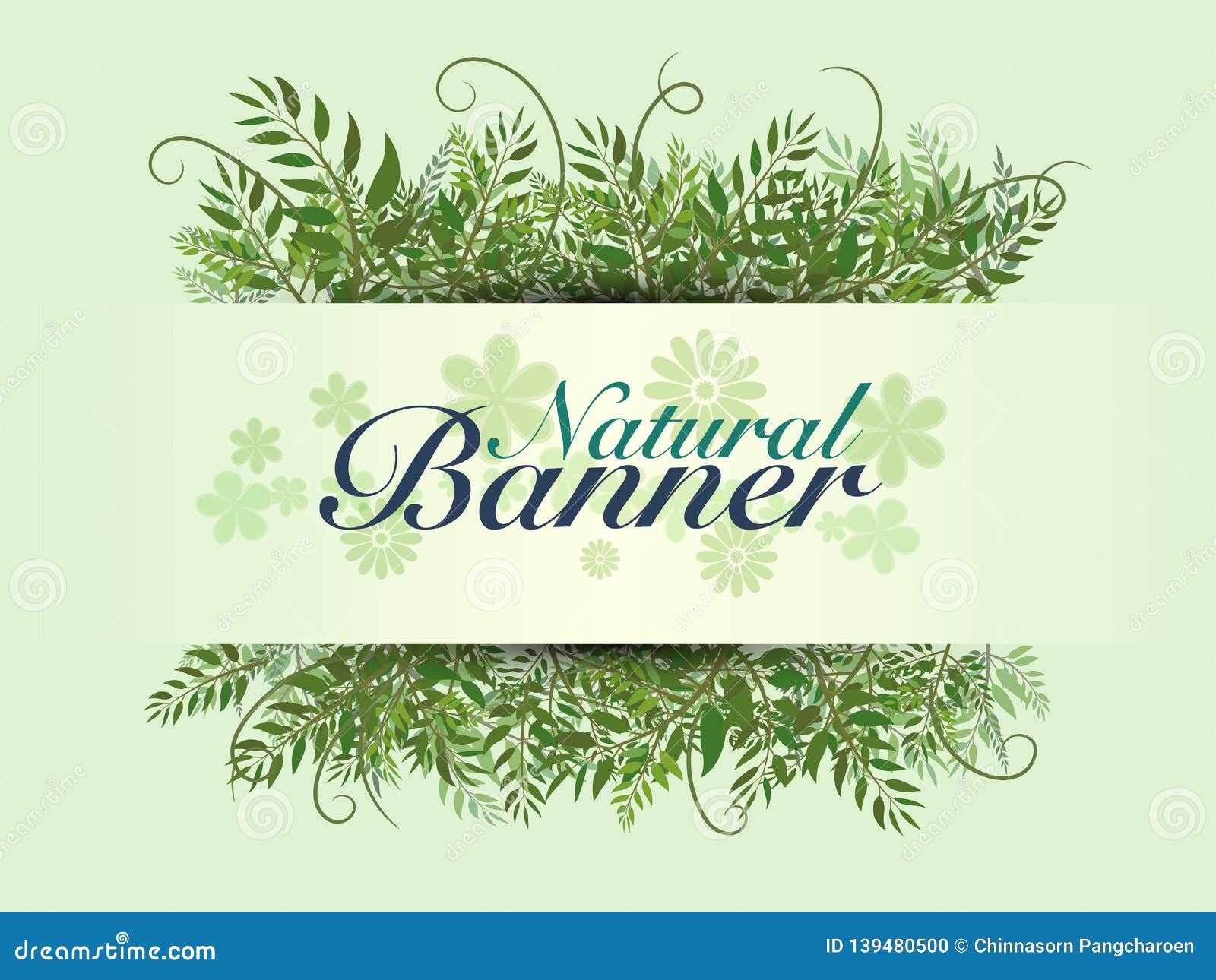 Natural banner template stock vector. Illustration of pattern - 139480500