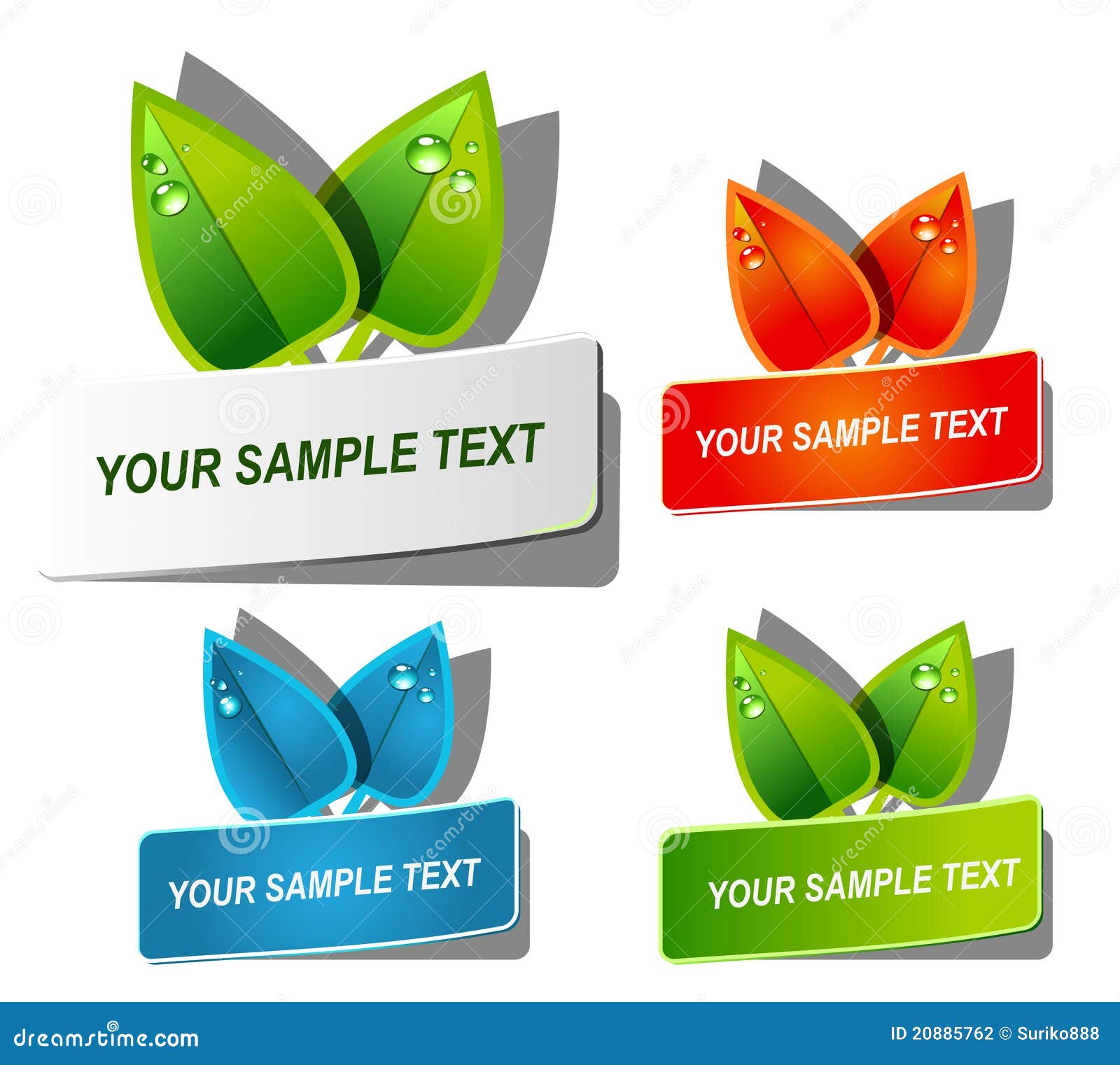 Natural banners stock illustration. Illustration of energy - 20885762