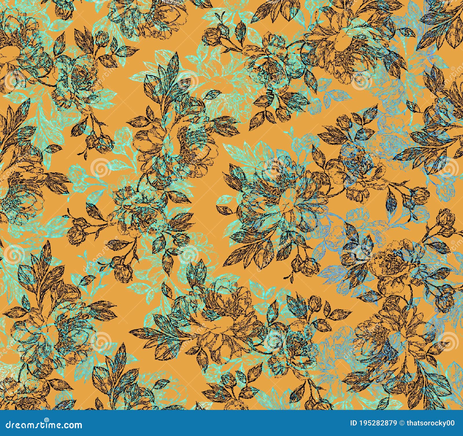 Natural Batik Tie Dye Texture Repeat Modern Pattern Stock Image - Image ...