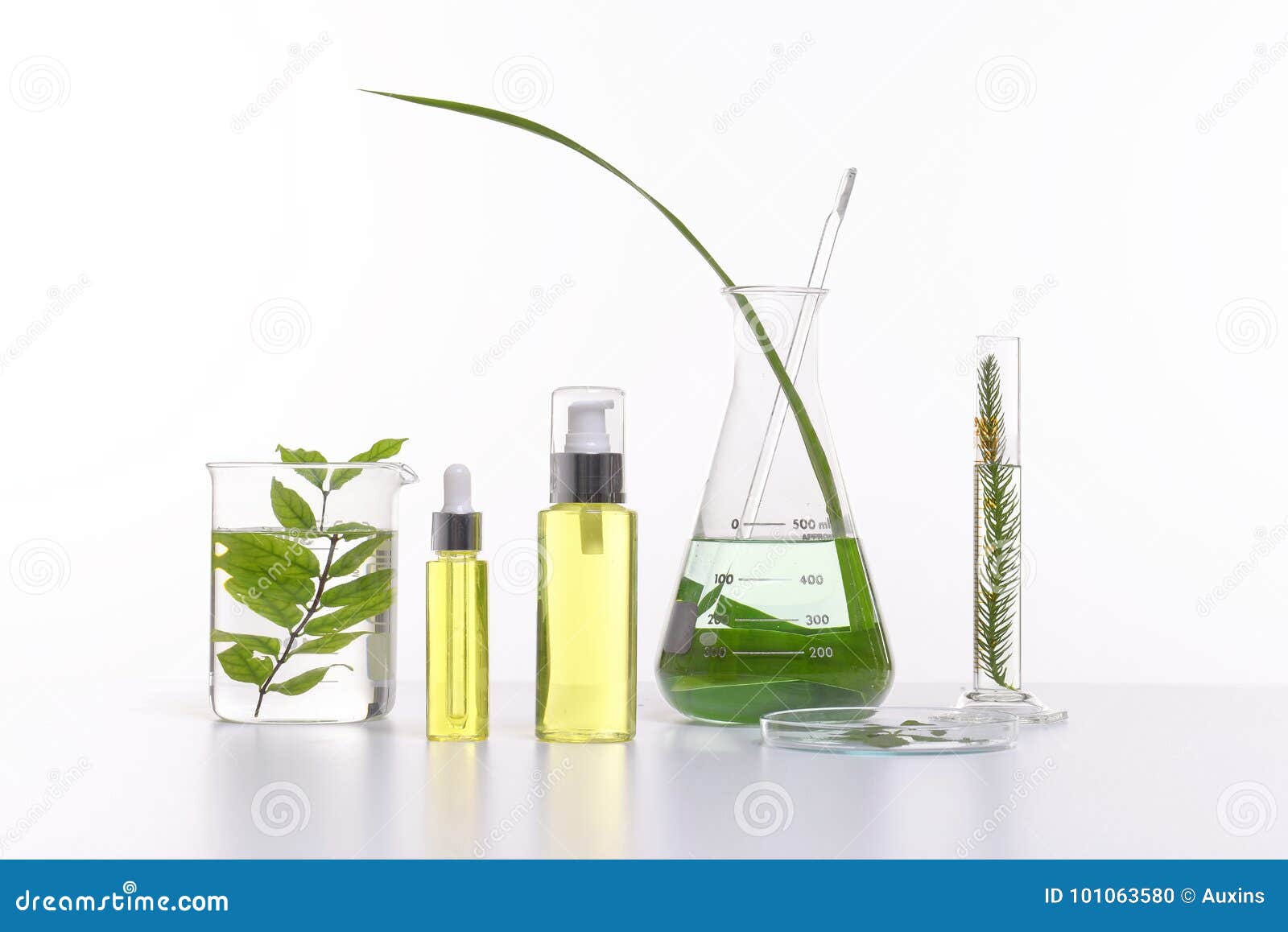 Natural Beauty Cosmetics Product with Herbal Ingredients, Close-up ... Natural Beauty Cosmetics Product with Herbal Ingredients, Close-up ...
