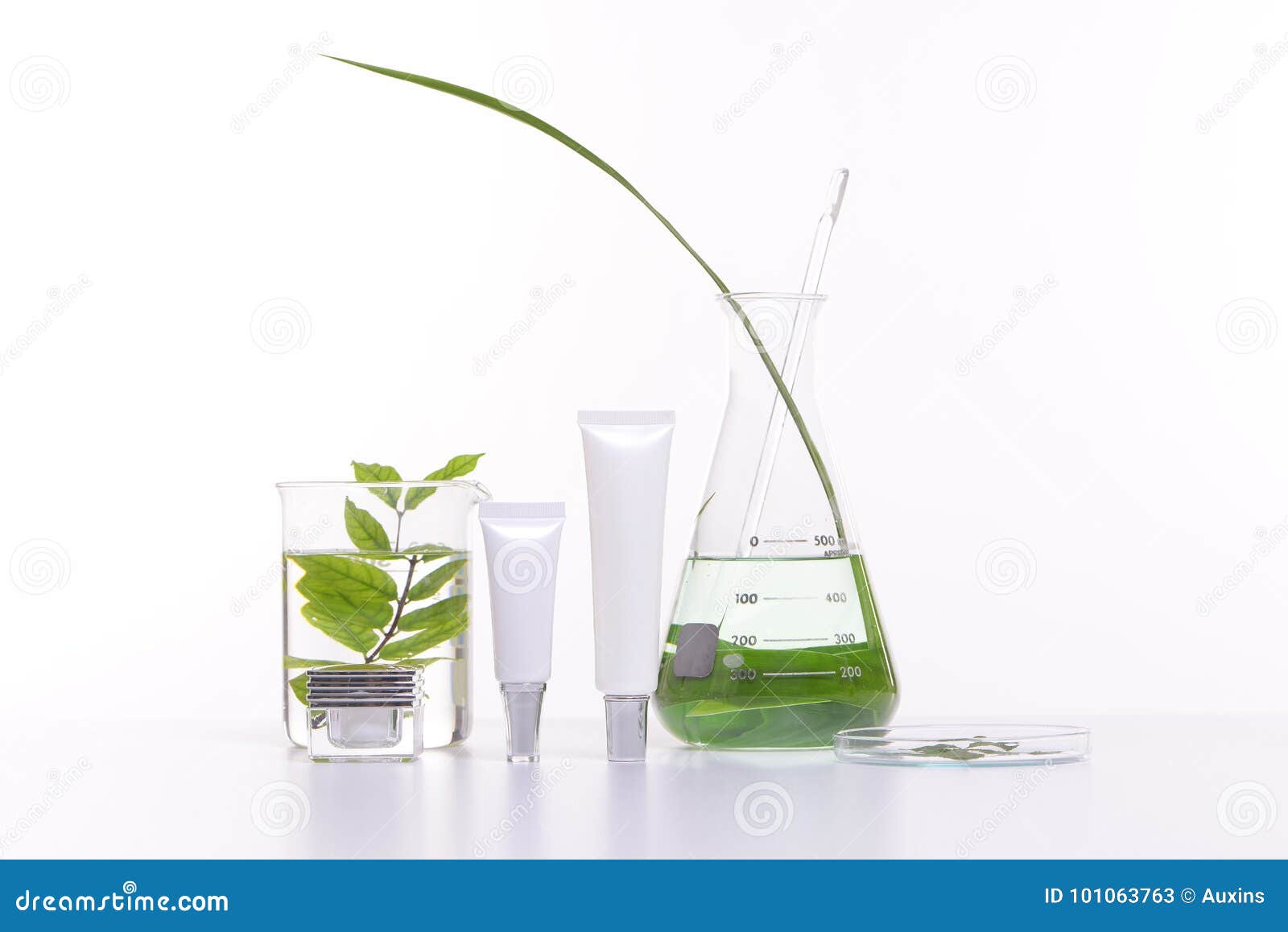 Natural Beauty Cosmetics Product with Herbal Ingredients, Close-up ... Natural Beauty Cosmetics Product with Herbal Ingredients, Close-up ...