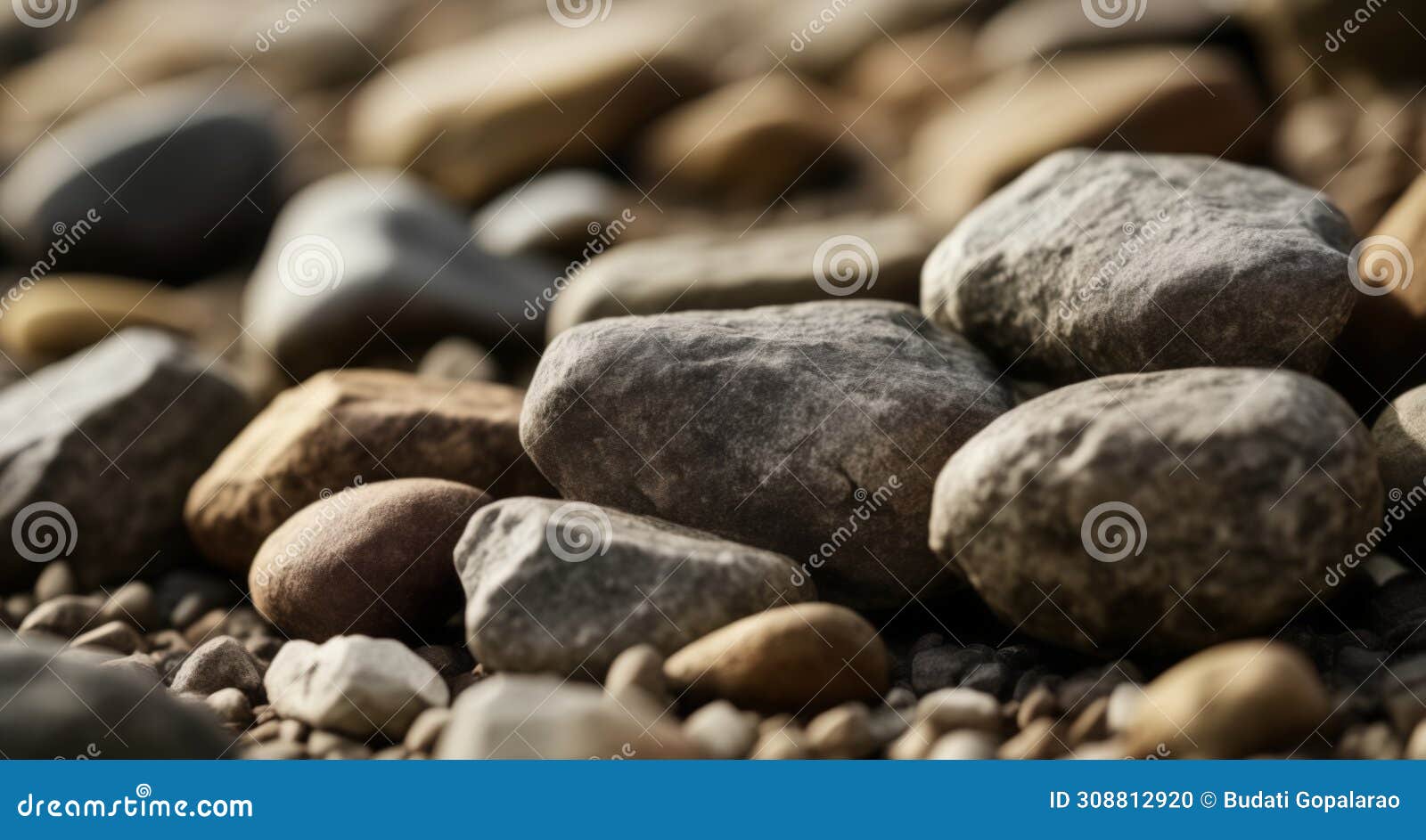 Natural Beauty in Every Grain - a Close-up of Diverse Rocks Stock ...