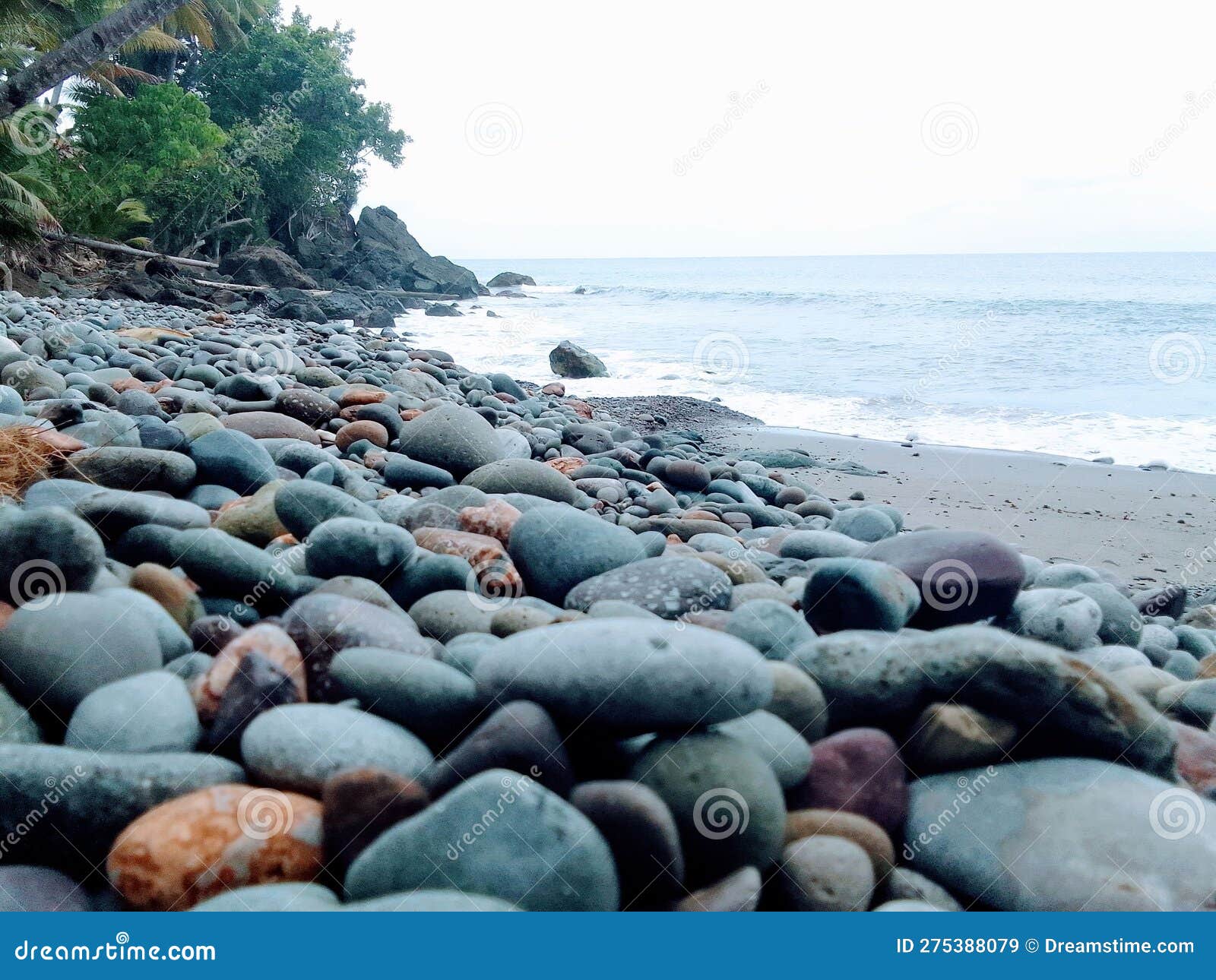 Natural Beauty in the Form of Beautiful Beaches and Rocks Stock Image ...