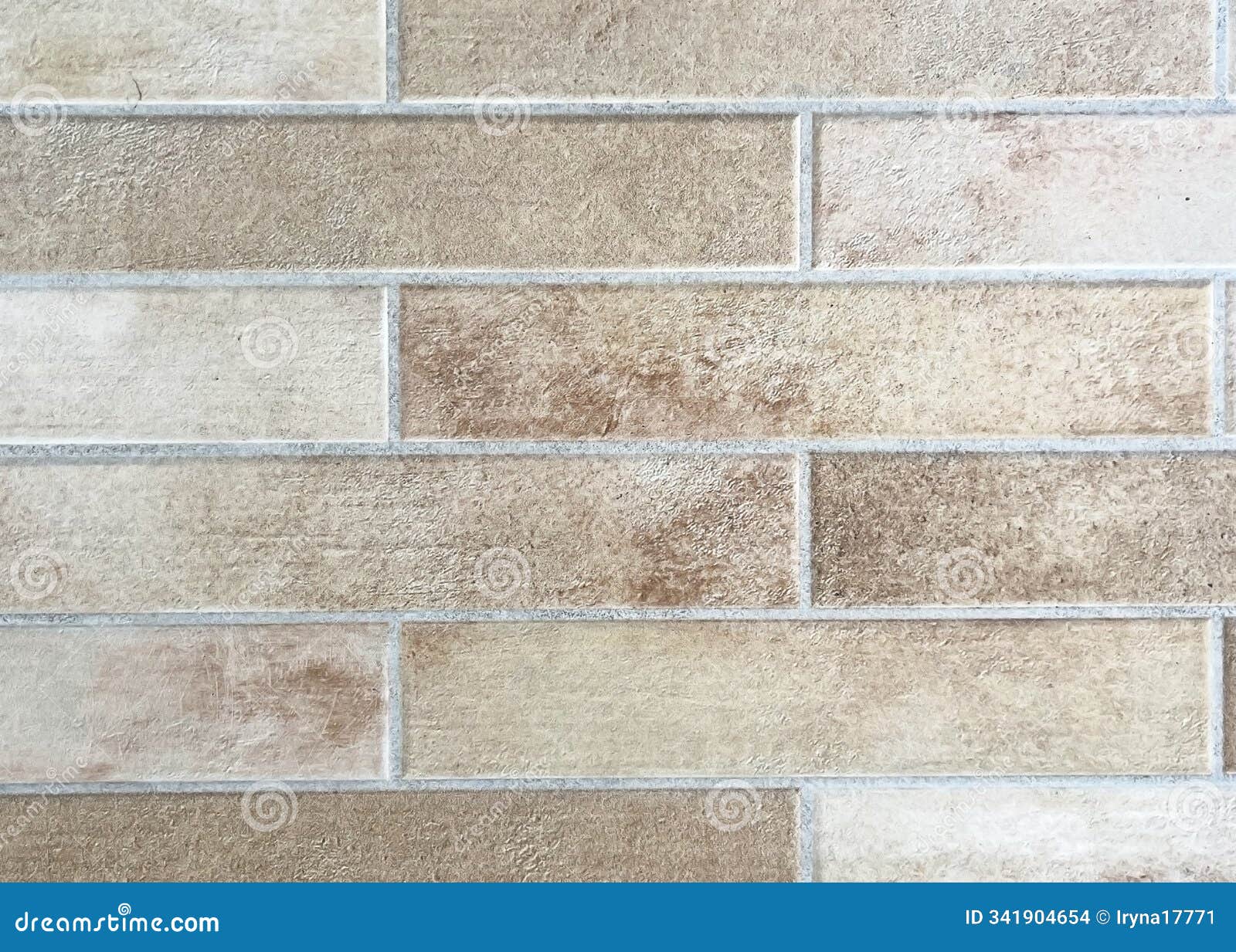 Natural Beige Brick Panel Background Stock Photo - Image of brick ...