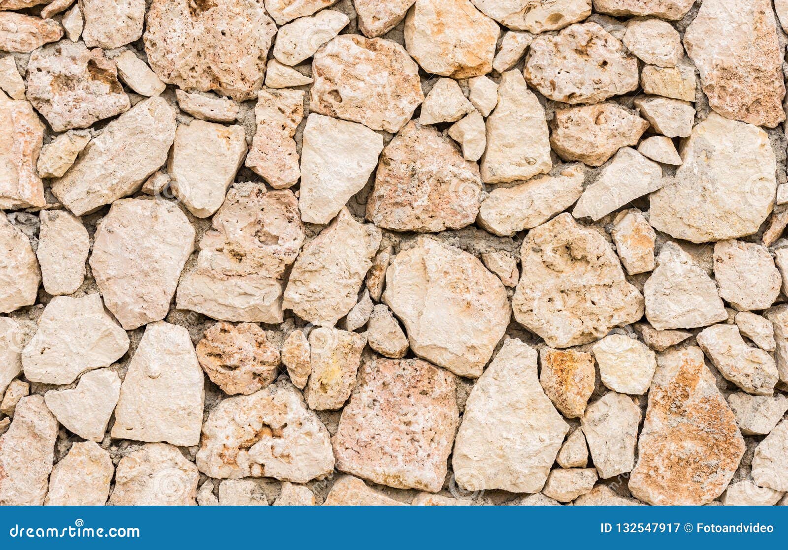 Light Beige Nature Stone Wall Background Texture Stock Image - Image of ...