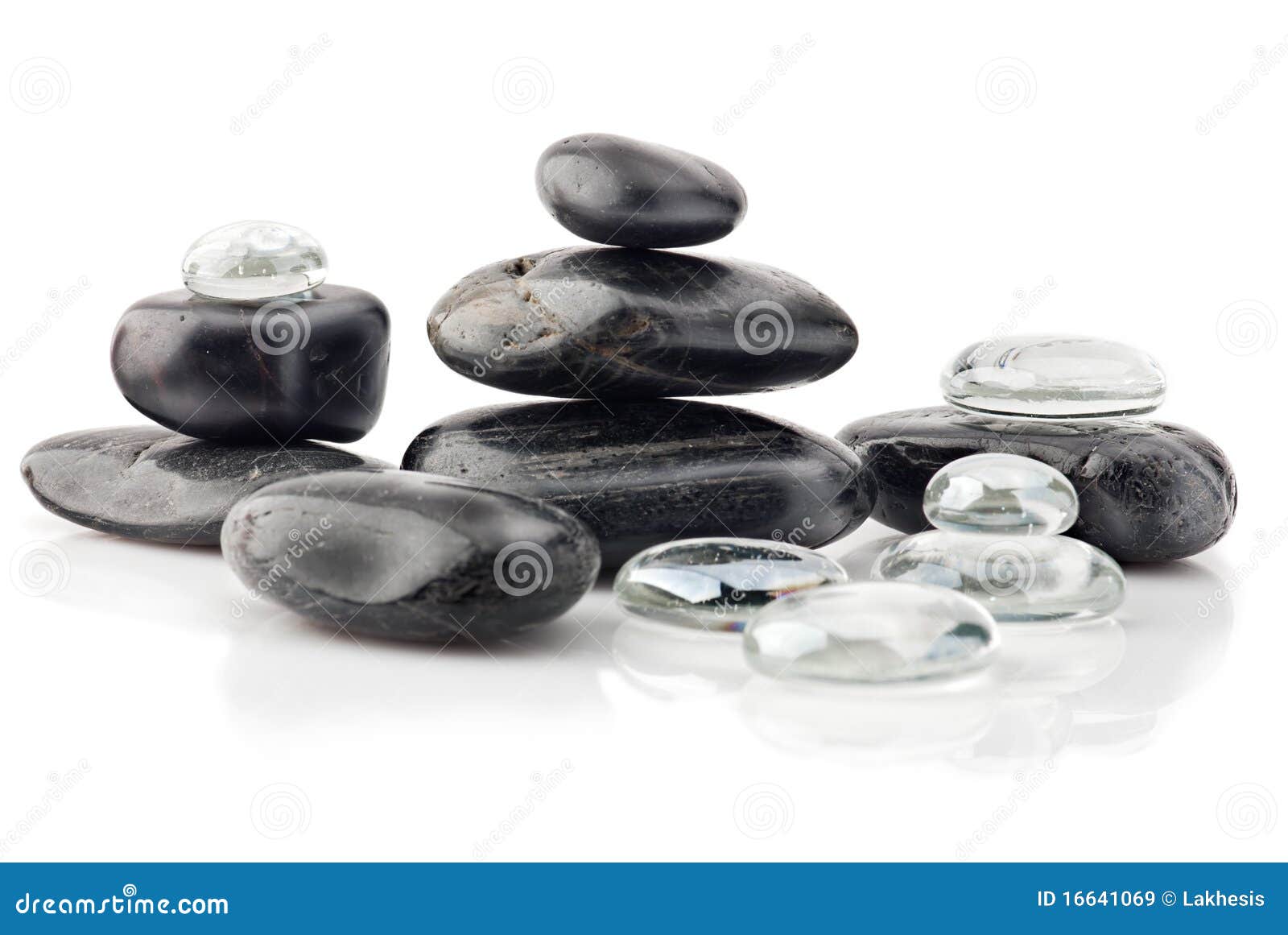 Natural black stones stock image. Image of stack, rock - 16641069