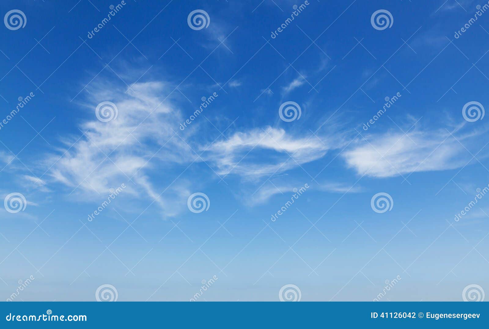 Natural Blue Cloudy Sky Background Texture Stock Photo - Image of ...
