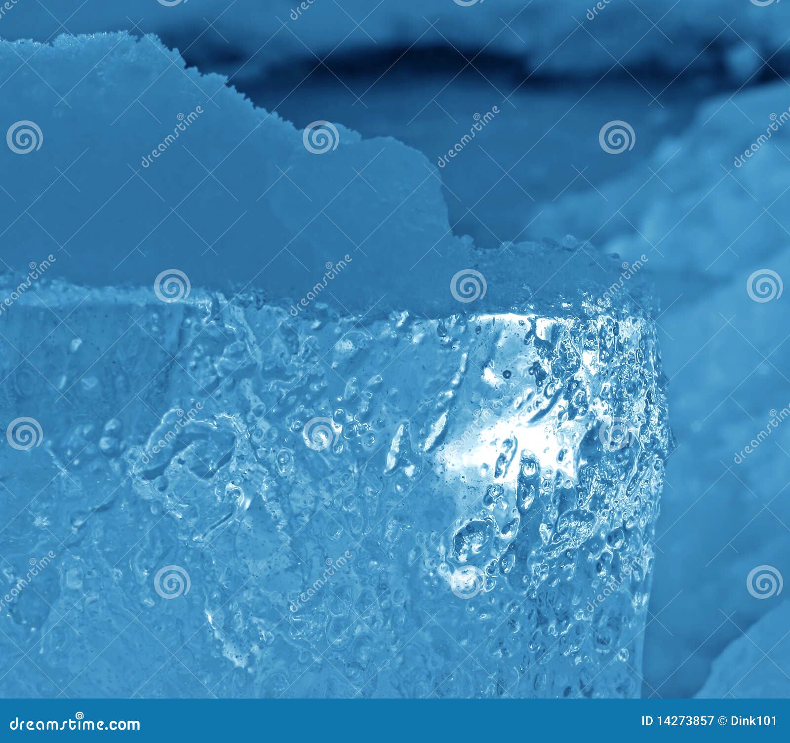 Natural blue ice and snow stock image. Image of closeup - 14273857