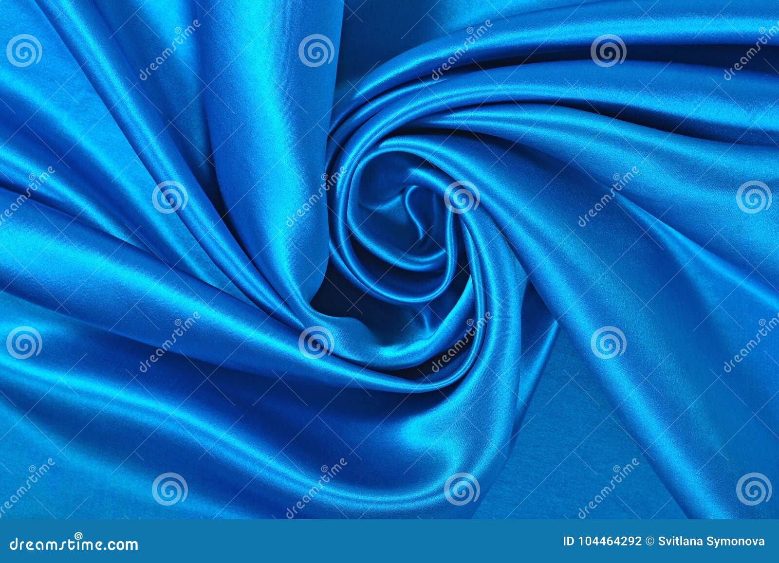 Natural Blue Satin Fabric Texture Background Stock Photo - Image of ...