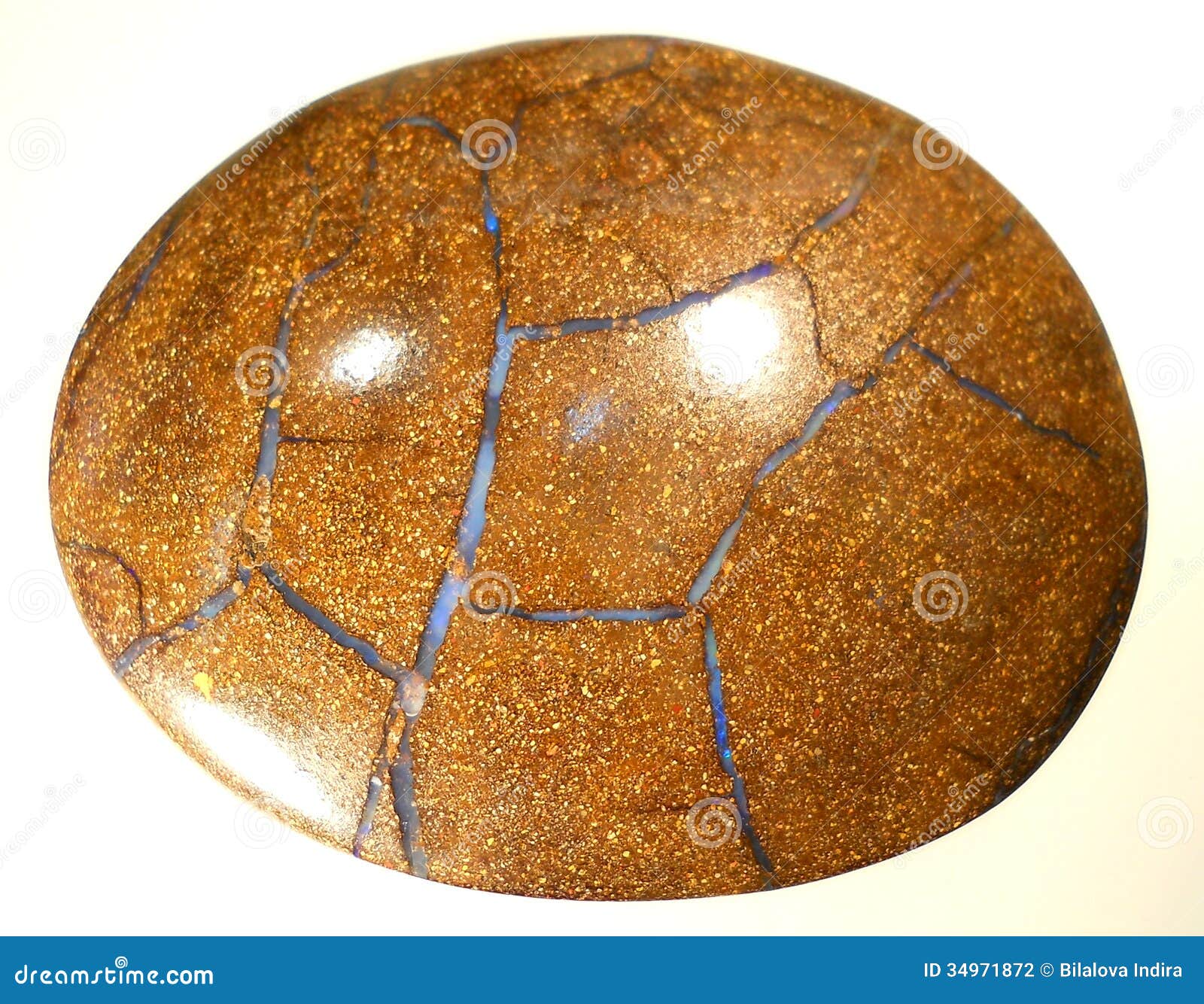 Natural Boulder opal stock photo. Image of brilliance - 34971872