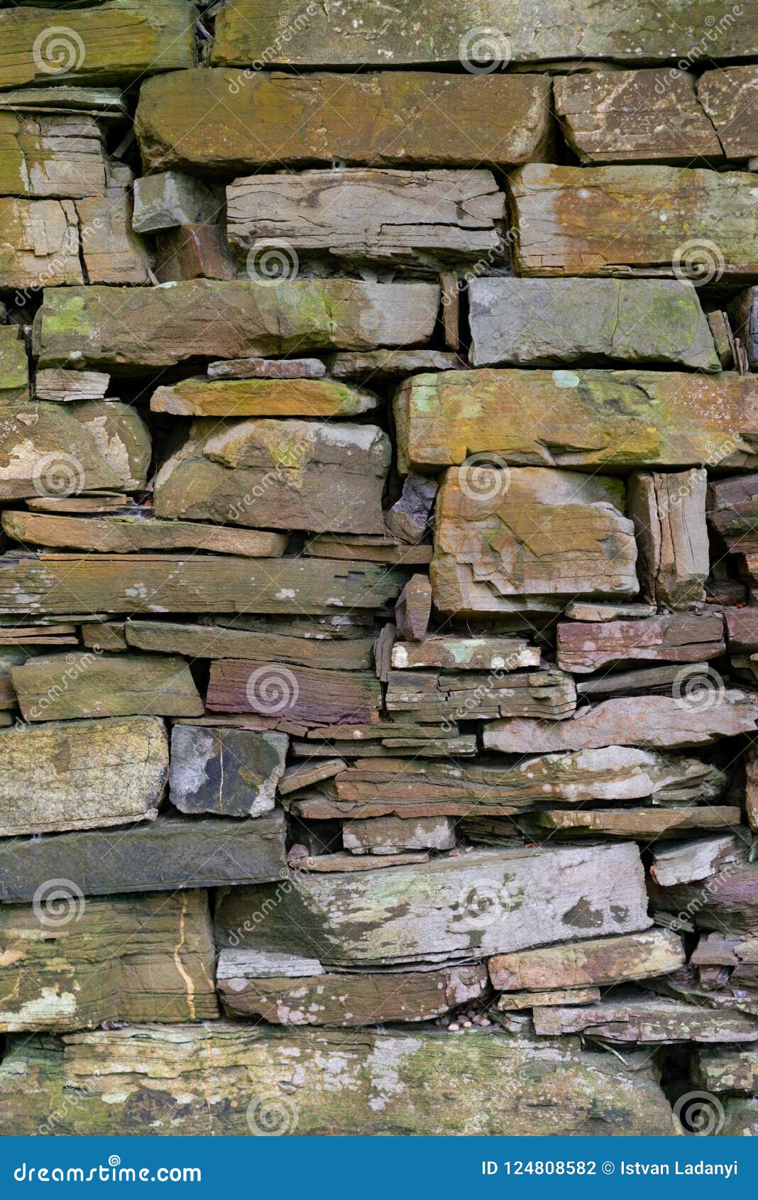 Natural brick wall stock photo. Image of granite, abstract - 124808582
