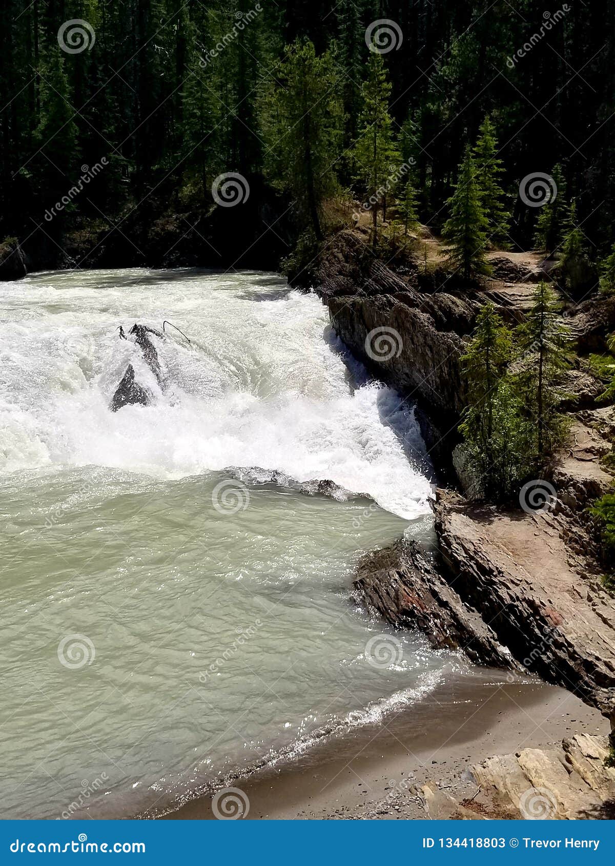 Natural bridge stock image. Image of bridge, river, mountain - 134418803