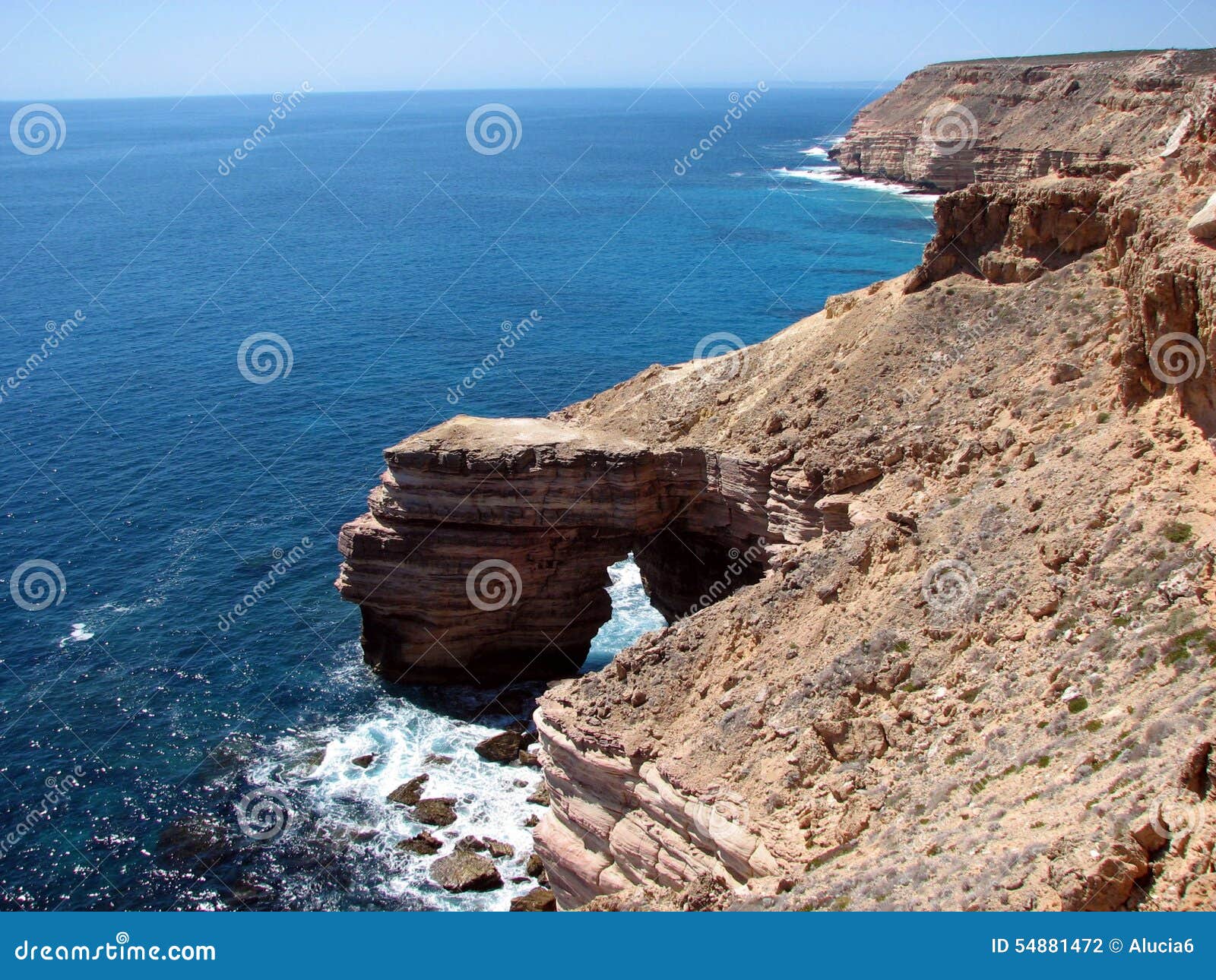 The Natural Bridge stock photo. Image of formation, western - 54881472