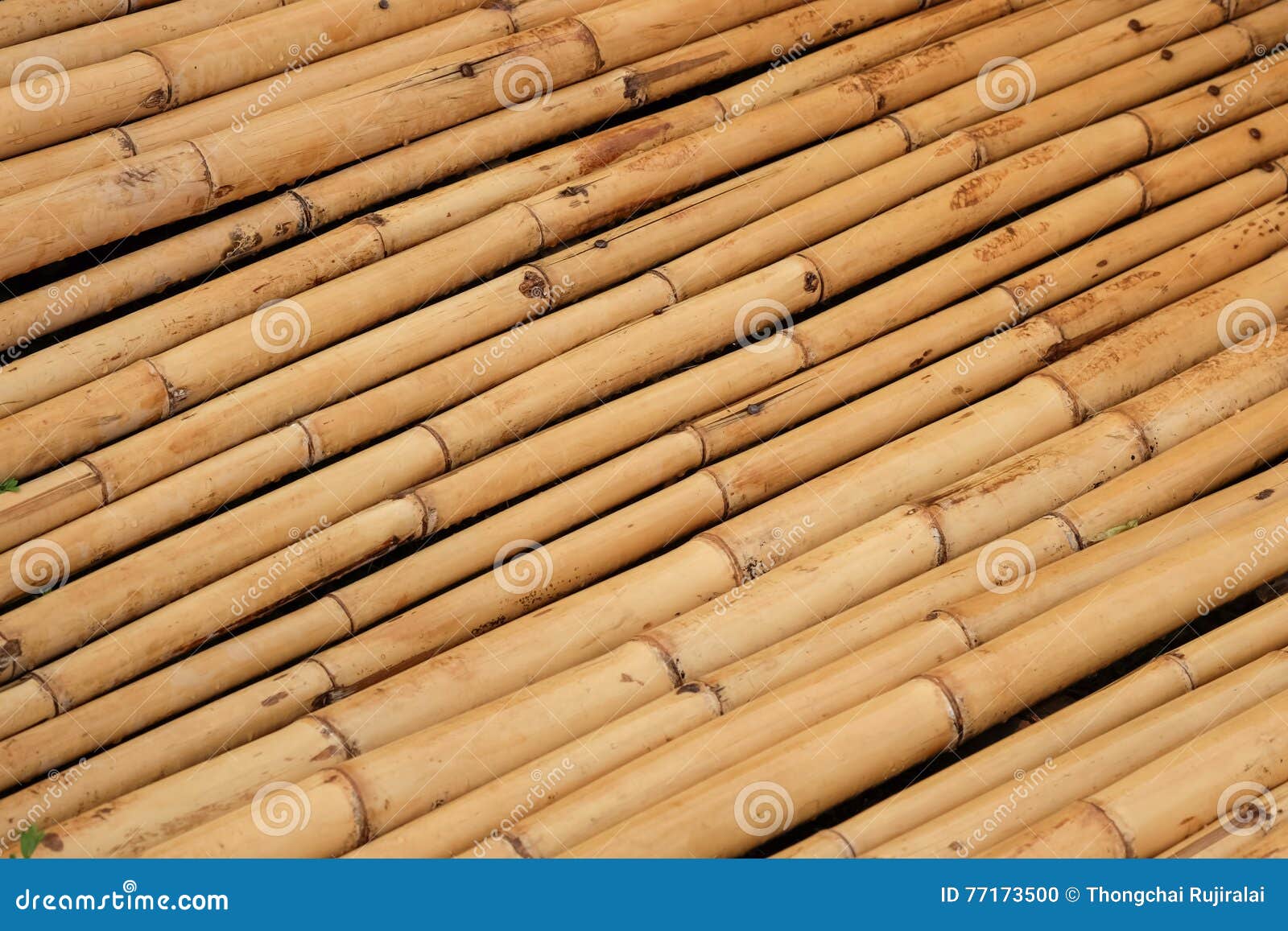 Natural Brown Bamboo Stacks Stock Photo - Image of wall, structure ...