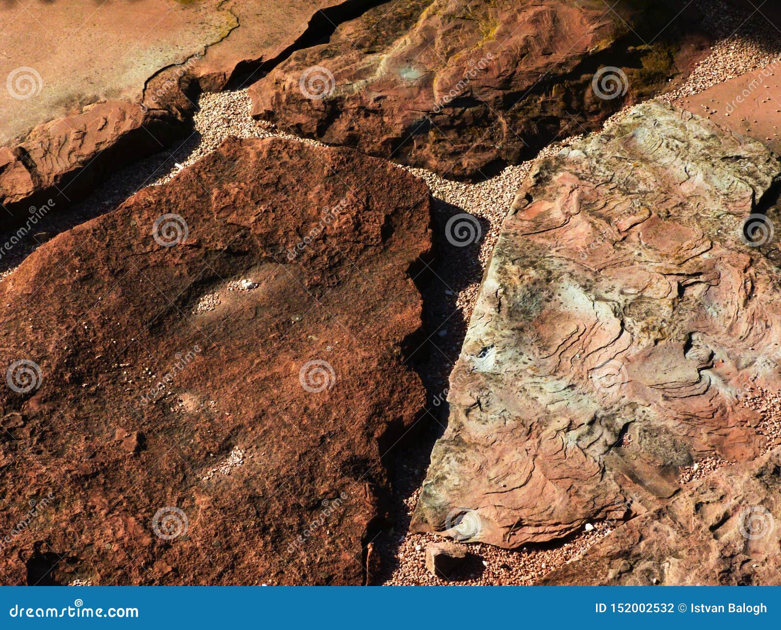 Red Sand Stone Paving with Rustic Rough Layered Split Surface and ...